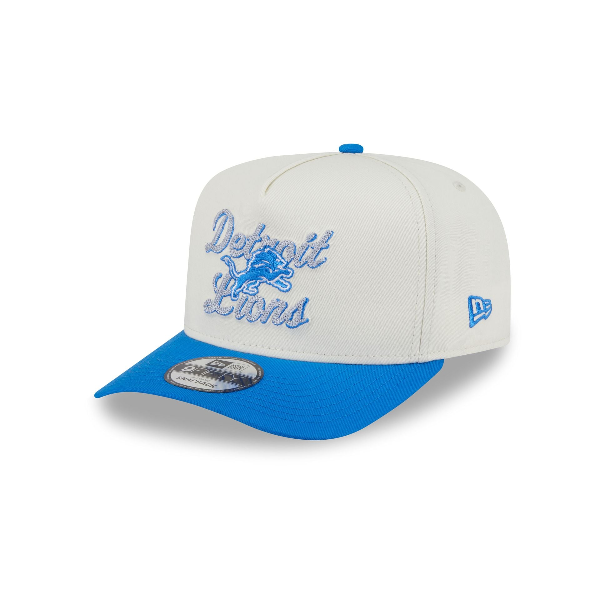 Detroit Lions Chainstitch 9FIFTY A-Frame Snapback Hat – New Era Cap