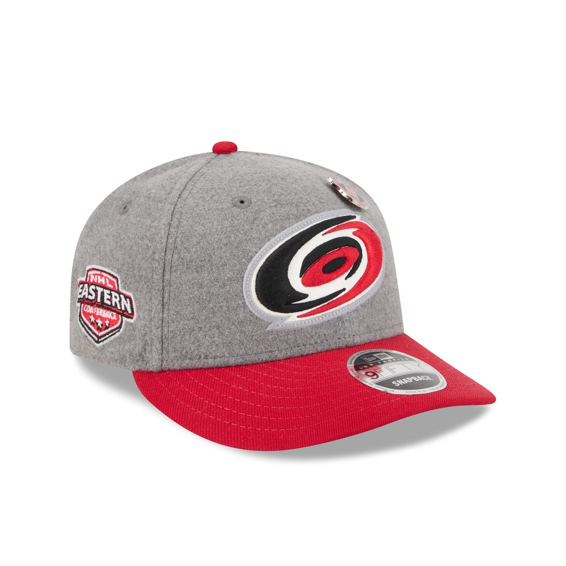 Carolina Hurricanes Heather Gray Wool Low Profile 9FIFTY Snapback Hat ...