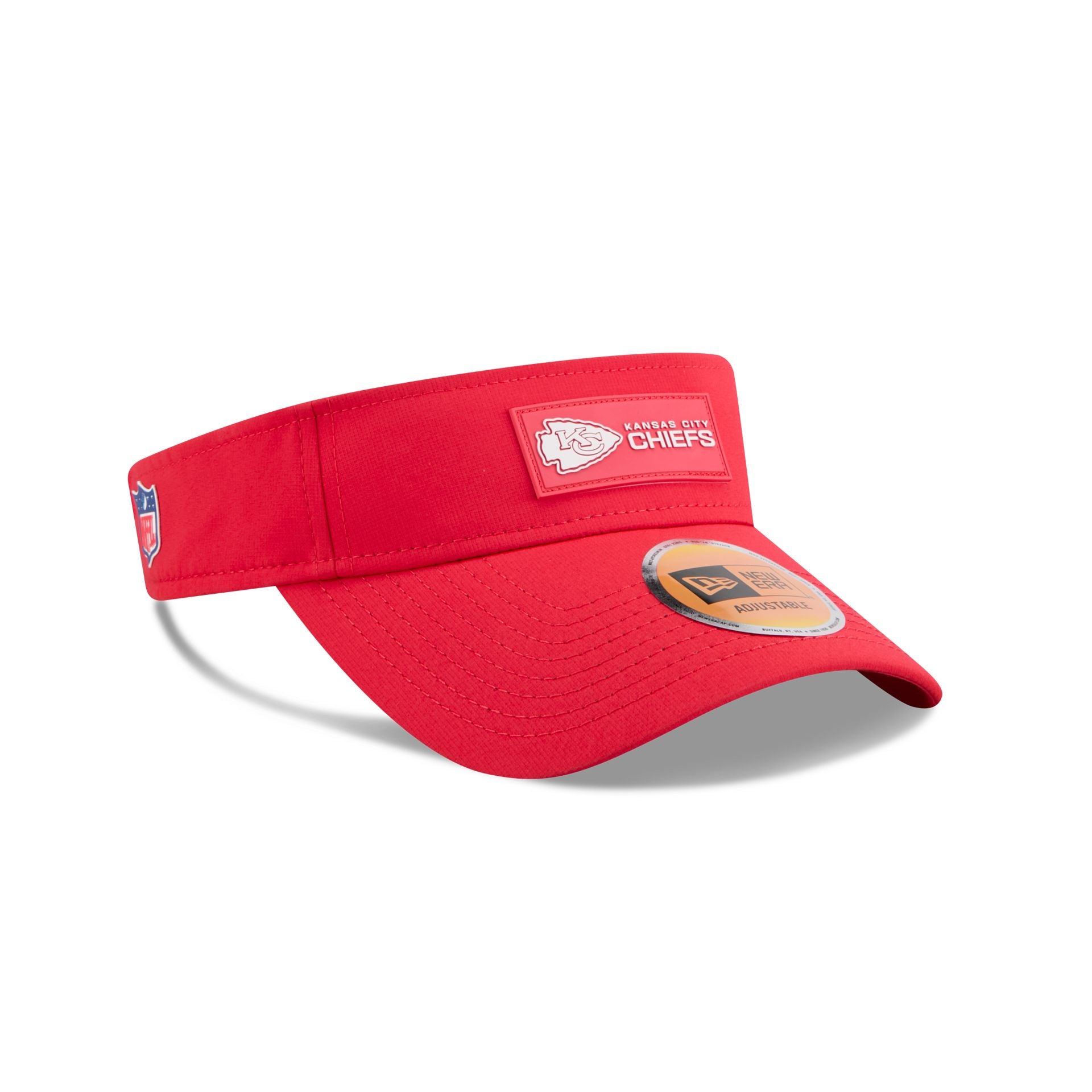 Kansas City Chiefs 2025 Sideline Hot Weather Visor Adjustable Hat – New ...