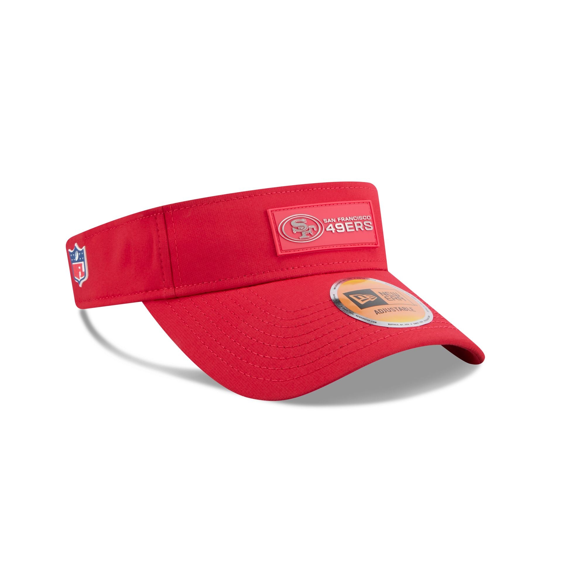 San Francisco 49ers 2025 Sideline Hot Weather Visor Adjustable Hat ...