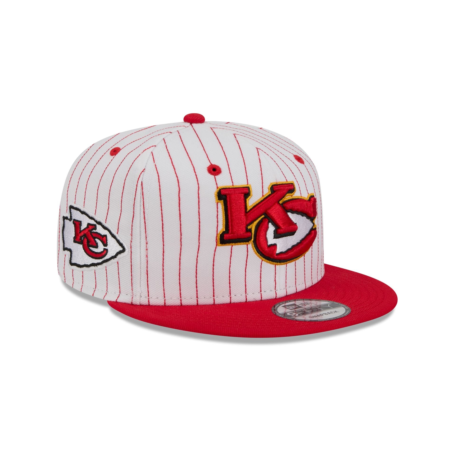 Kansas City Chiefs Deceptor Pinstripe 9FIFTY Snapback Hat – New Era Cap