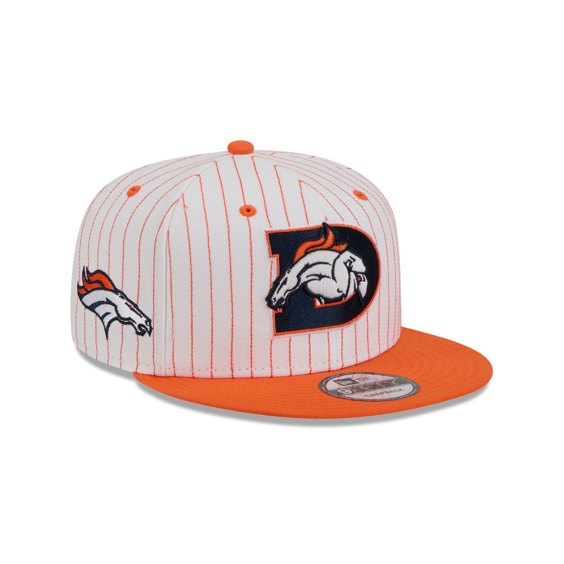 Denver Broncos Deceptor Pinstripe 9FIFTY Snapback Hat – New Era Cap