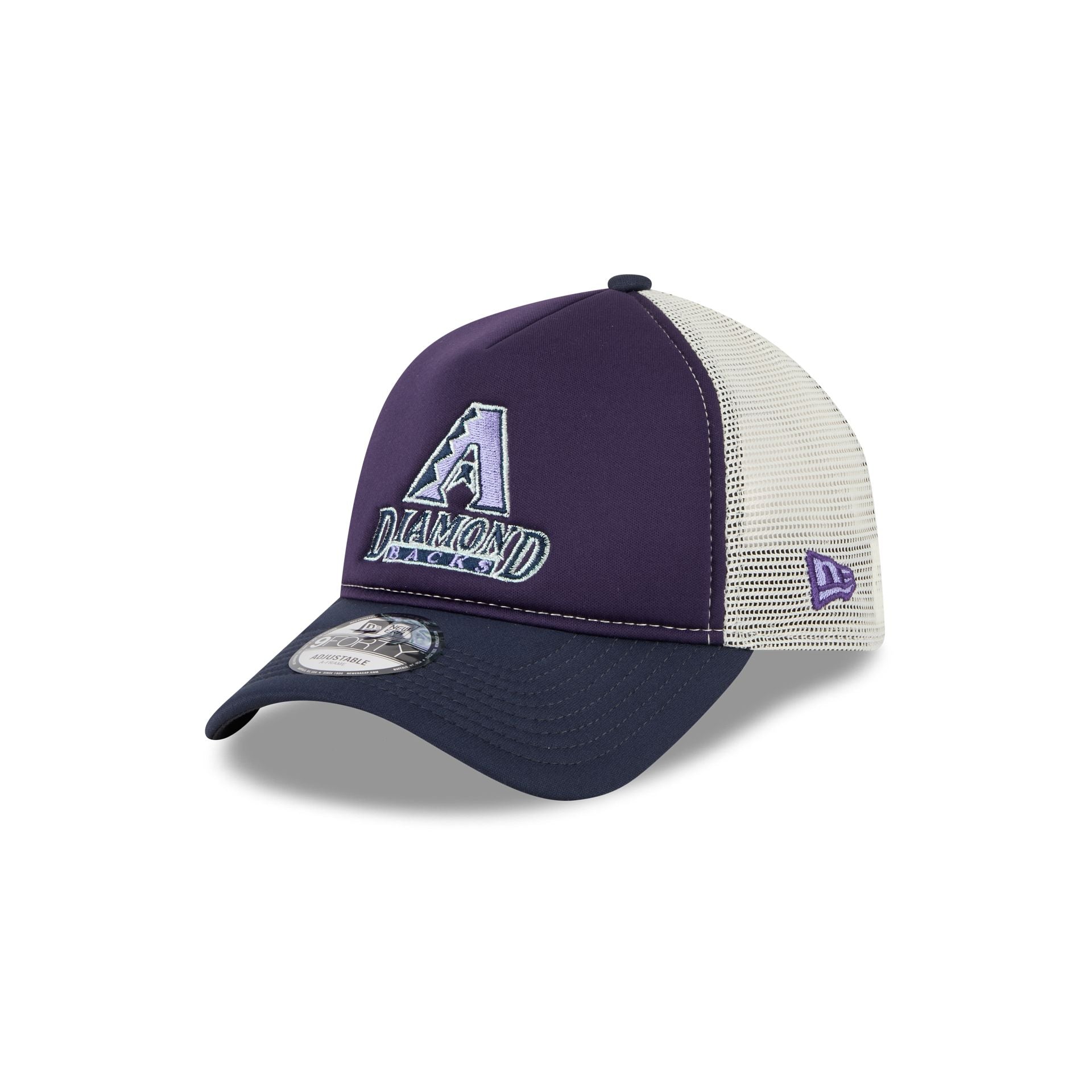 Arizona Diamondbacks Navy Purple 9FORTY A-Frame Trucker Hat – New Era Cap