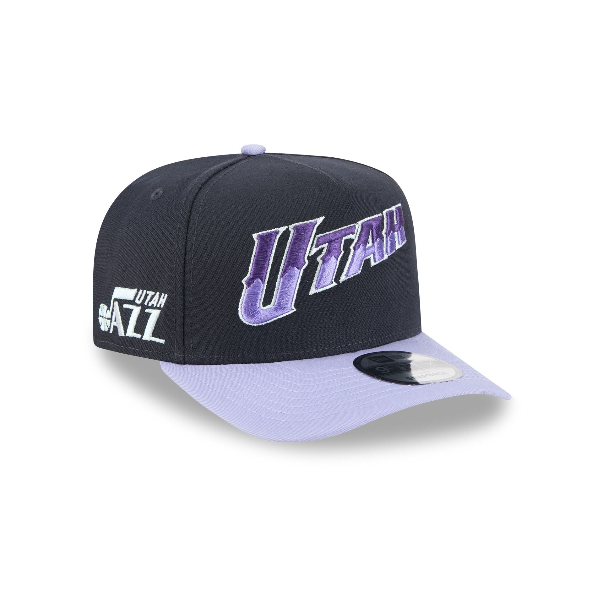 Utah Jazz Navy Lavender 9FIFTY A-Frame Snapback Hat – New Era Cap