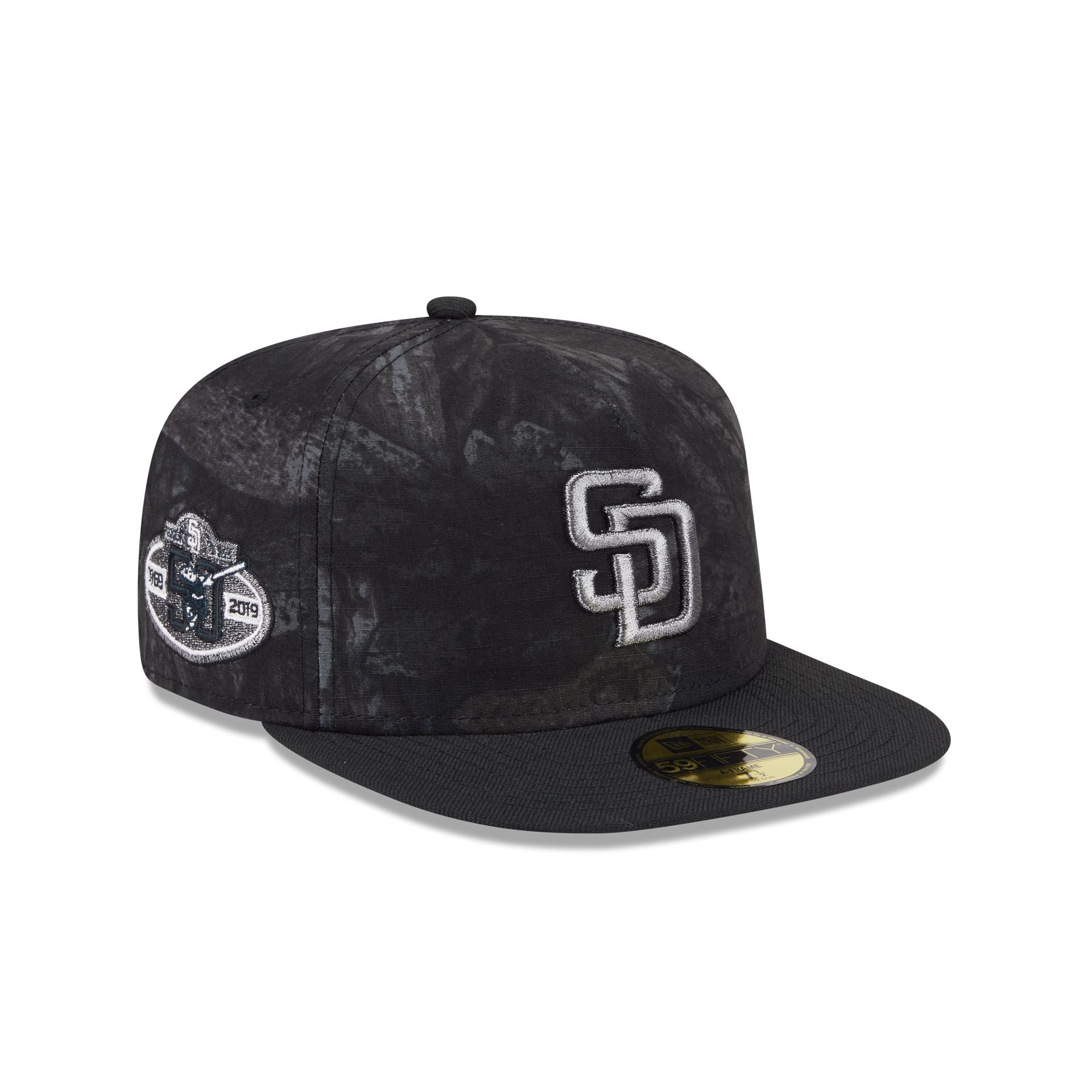 Just Caps Ripstop Camo San Diego Padres 59FIFTY A-Frame Fitted Hat ...