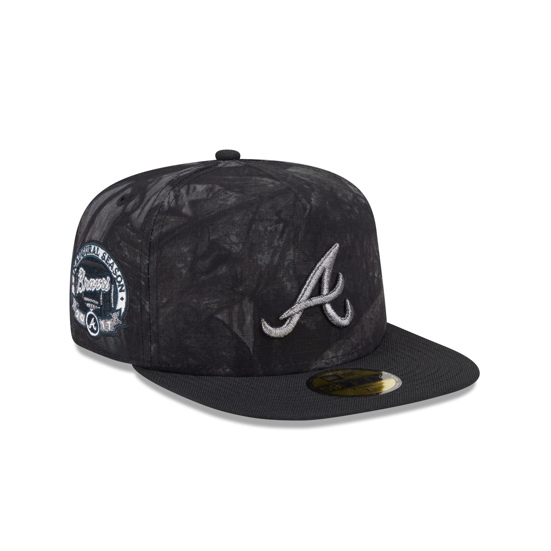Just Caps Ripstop Camo Atlanta Braves 59FIFTY A-Frame Fitted Hat – New ...