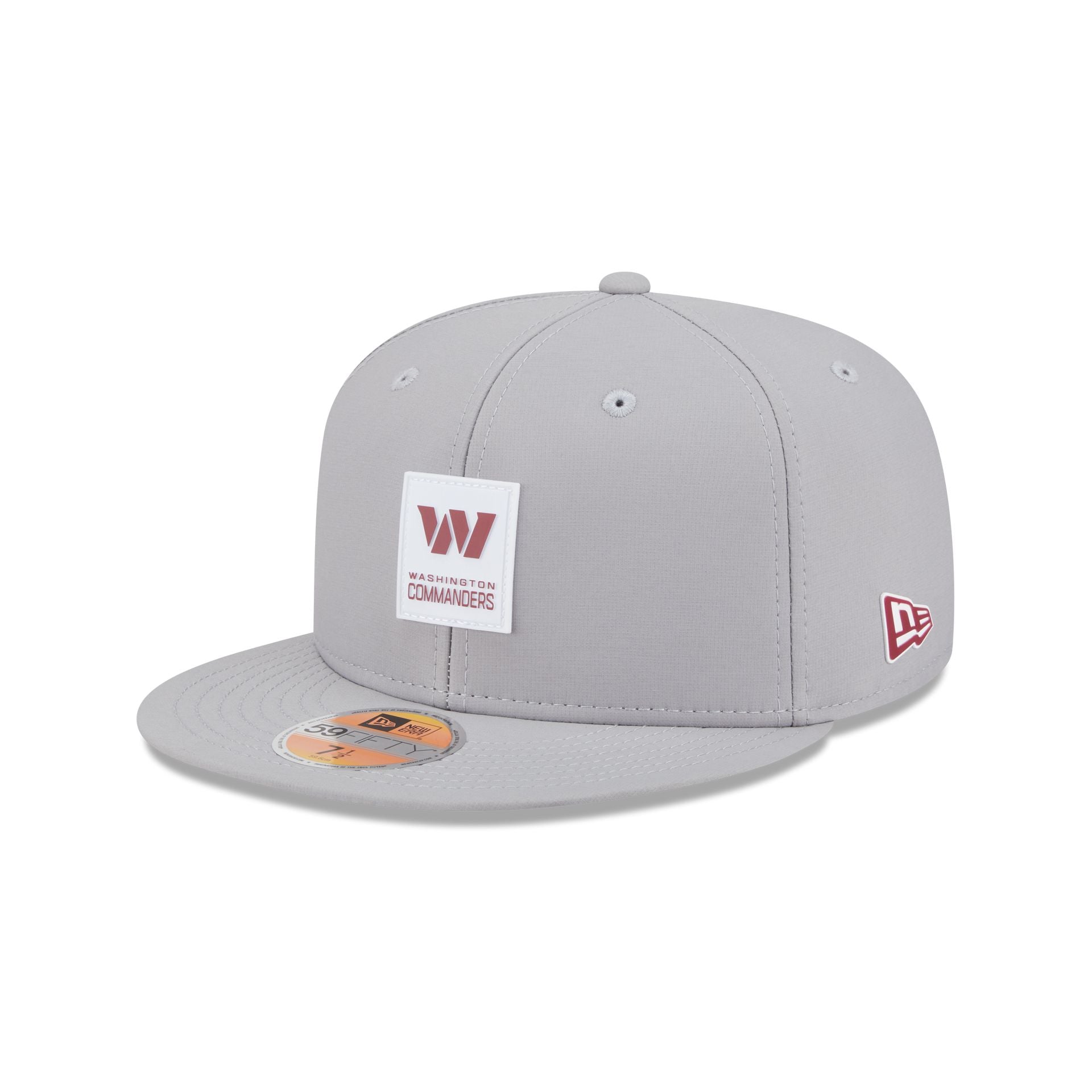 Washington Commanders 2025 Sideline Hot Weather Gray 59FIFTY Fitted Ha ...