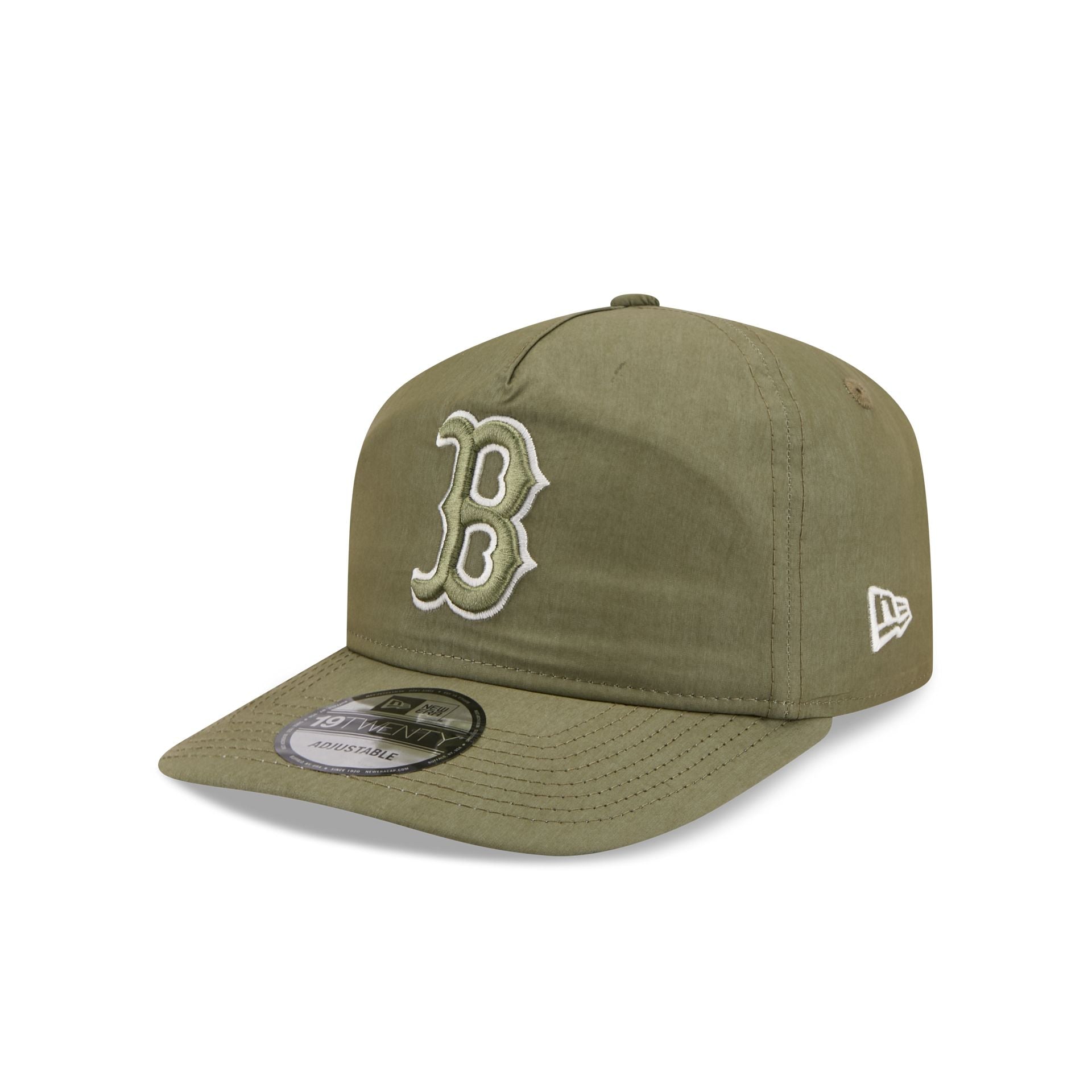 Boston Red Sox Olive Green Nylon 19TWENTY Adjustable Hat – New Era Cap