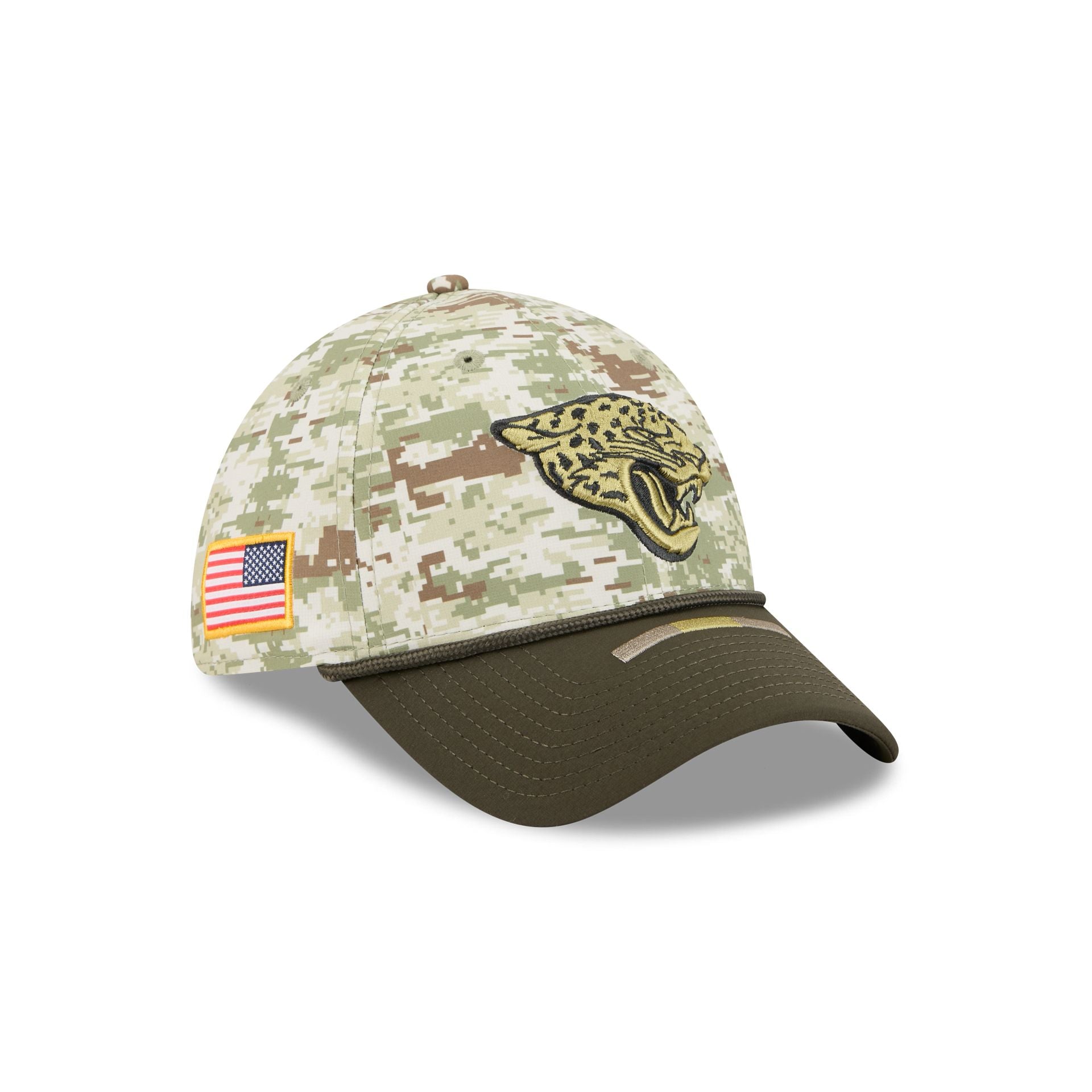 Jacksonville Jaguars 2025 Salute to Service Digi Camo 39THIRTY Stretch ...