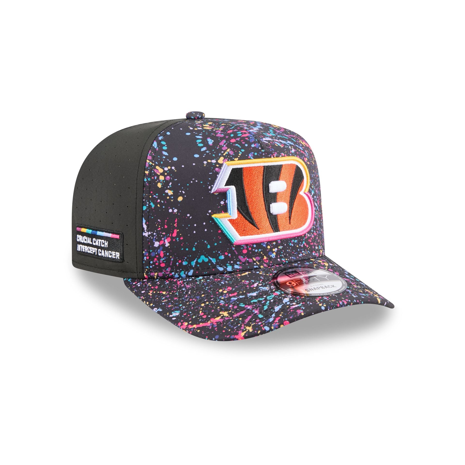 Cincinnati Bengals 2025 Crucial Catch 9FIFTY A-Frame Snapback Hat – New ...