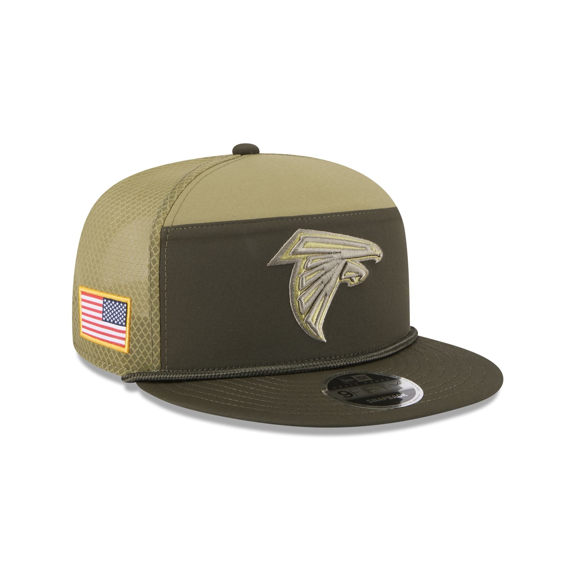 Atlanta Falcons 2025 Salute to Service Split Panel 9FIFTY Trucker Hat ...