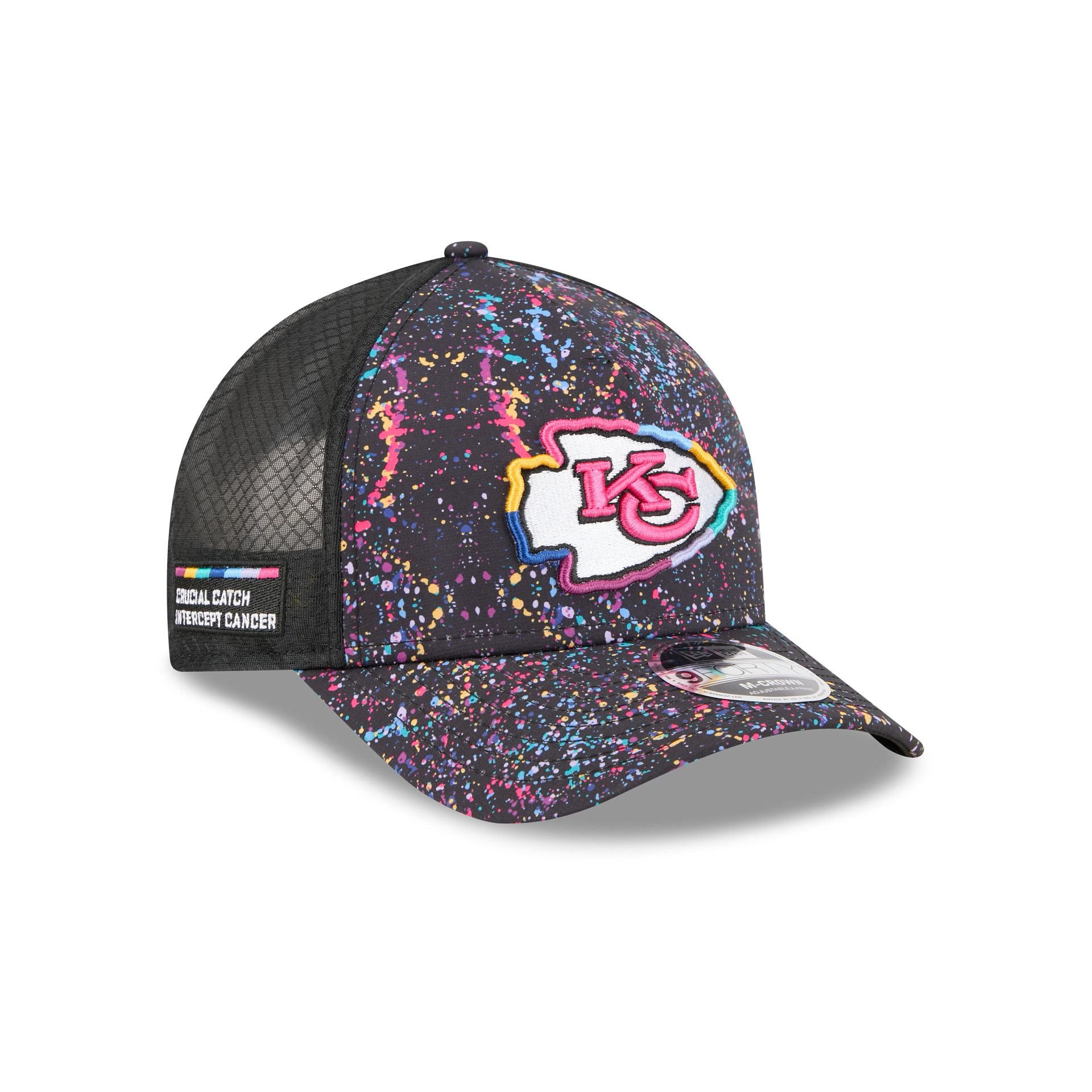Kansas City Chiefs 2025 Crucial Catch 9FORTY M-Crown A-Frame Trucker H ...