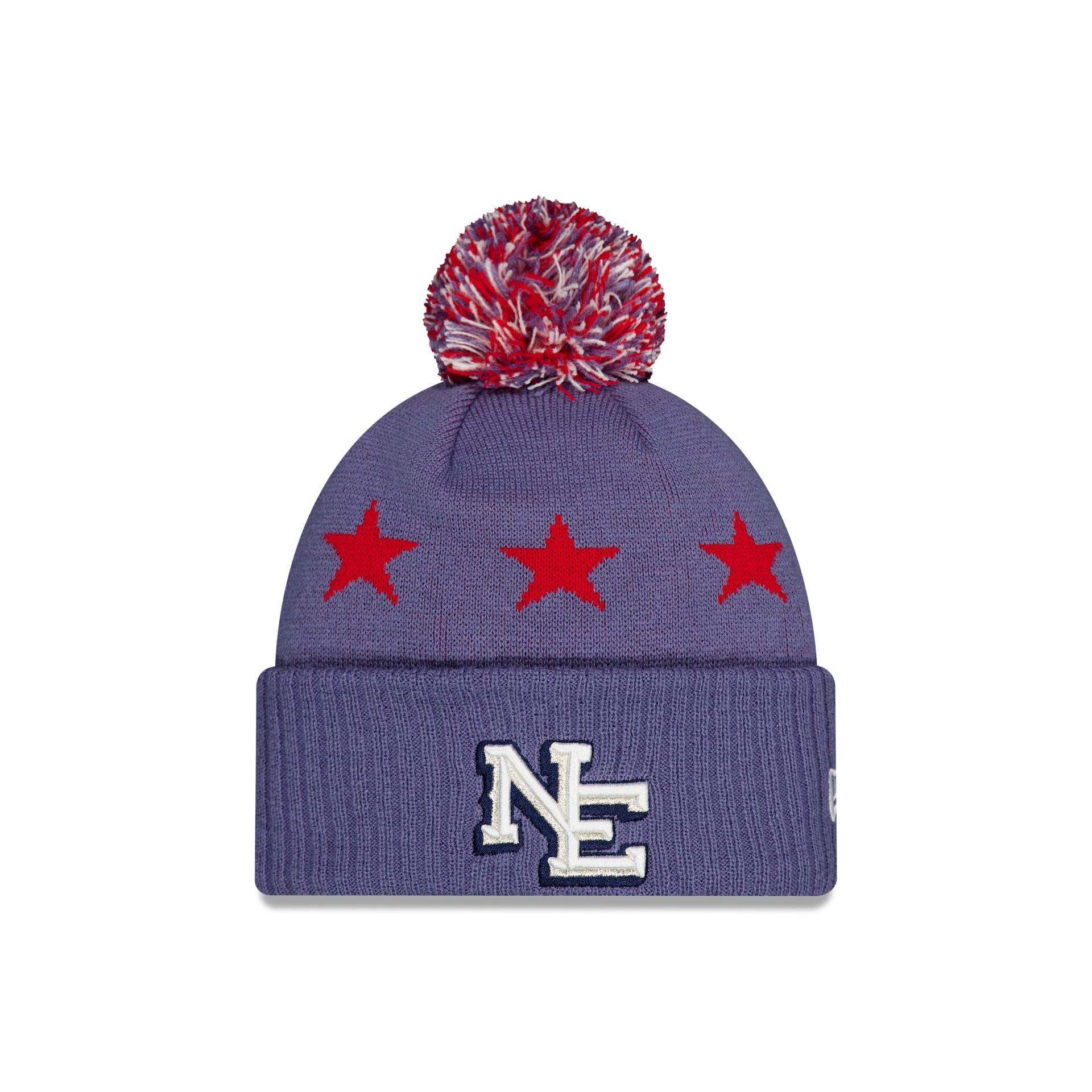 New England Patriots 2025 NFL Rivalries Pom Knit Hat – New Era Cap