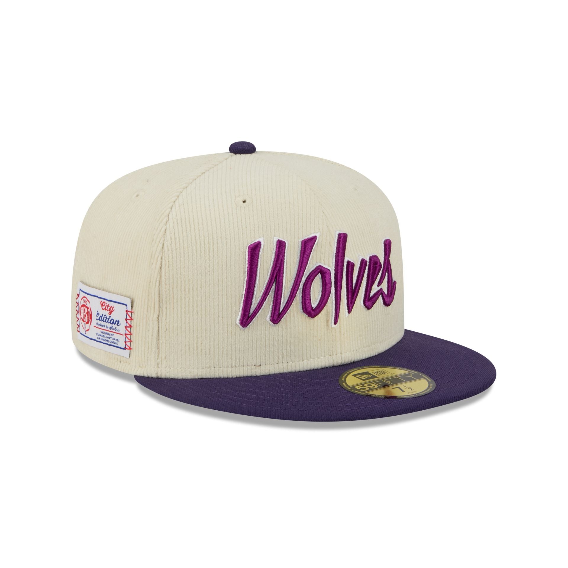 Minnesota Timberwolves 2025 City Edition Chrome White Corduroy 59FIFTY ...