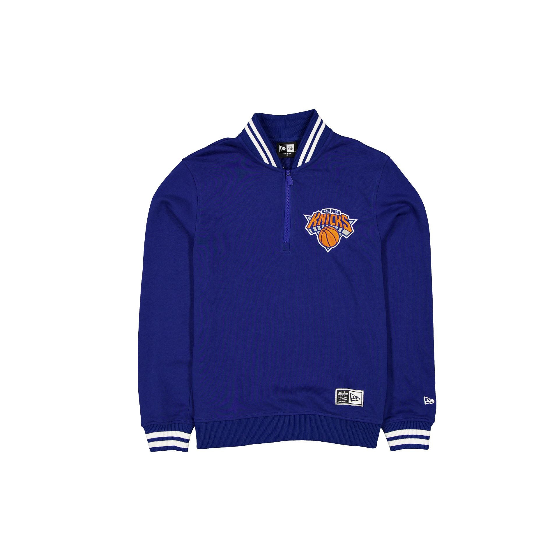 New York Knicks Throwback Prep Quarter Zip – New Era Cap