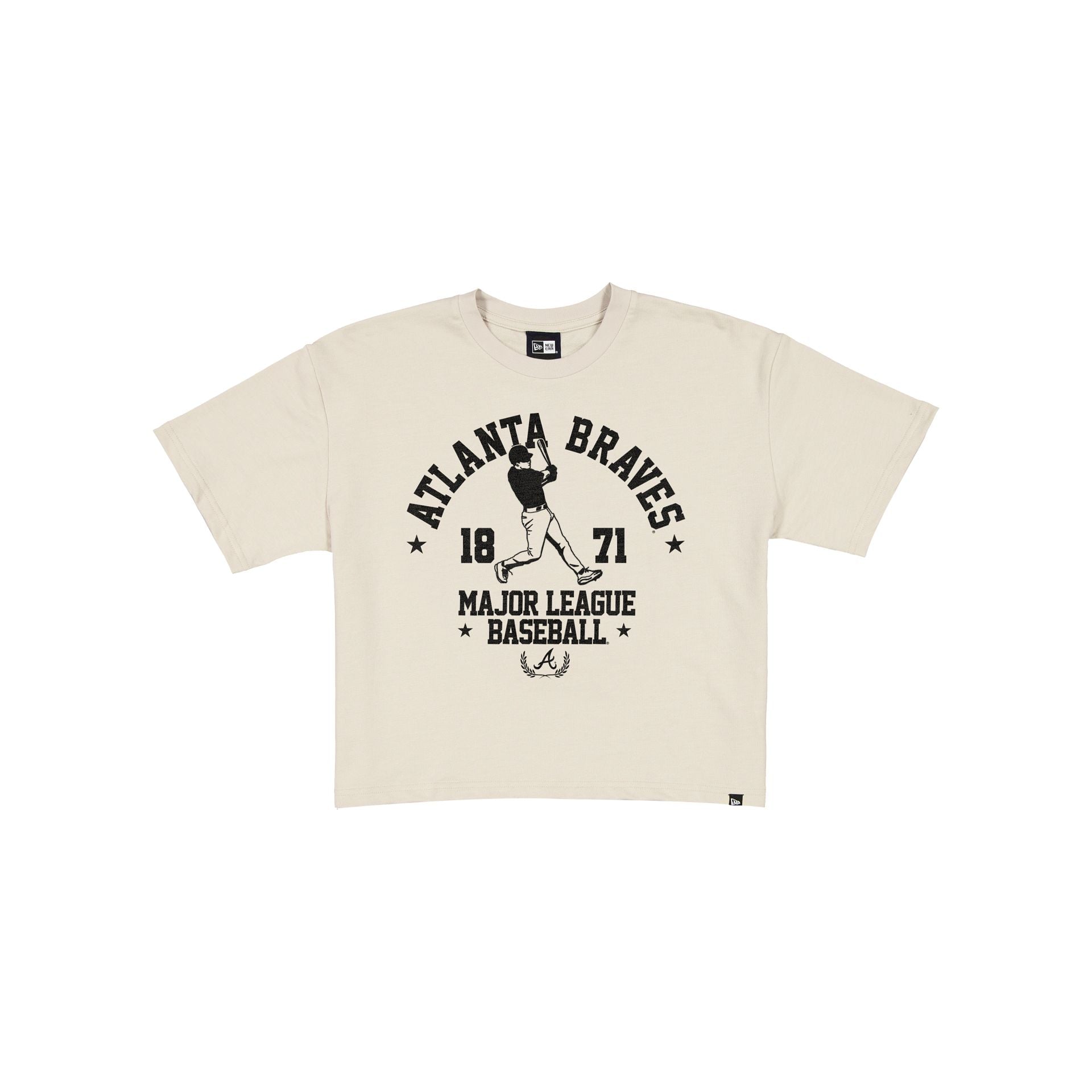 Atlanta Braves Throwback Prep Stone Women's Cropped T-Shirt – New Era Cap