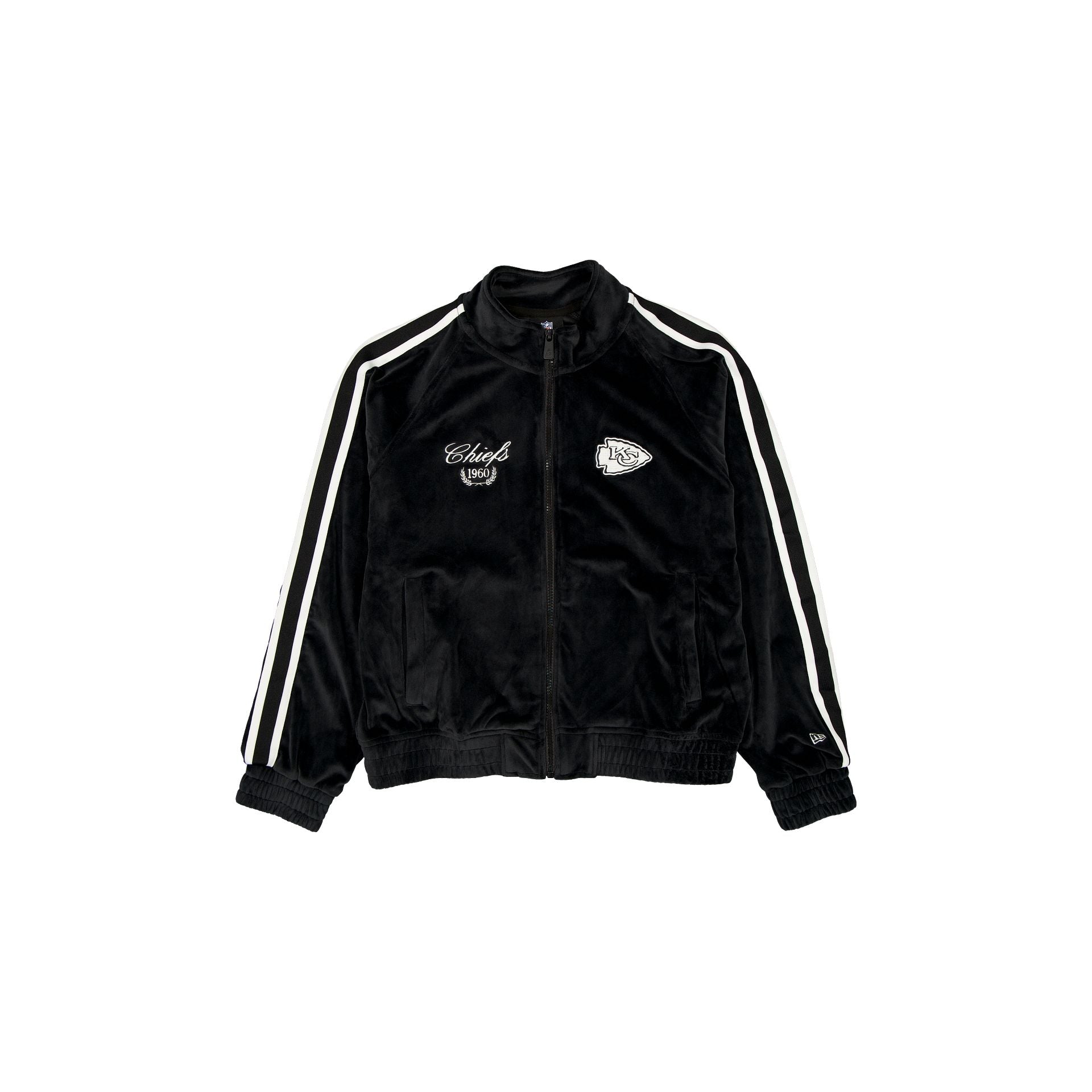 Kansas City Chiefs Throwback Prep Black Women's Track Jacket – New Era Cap