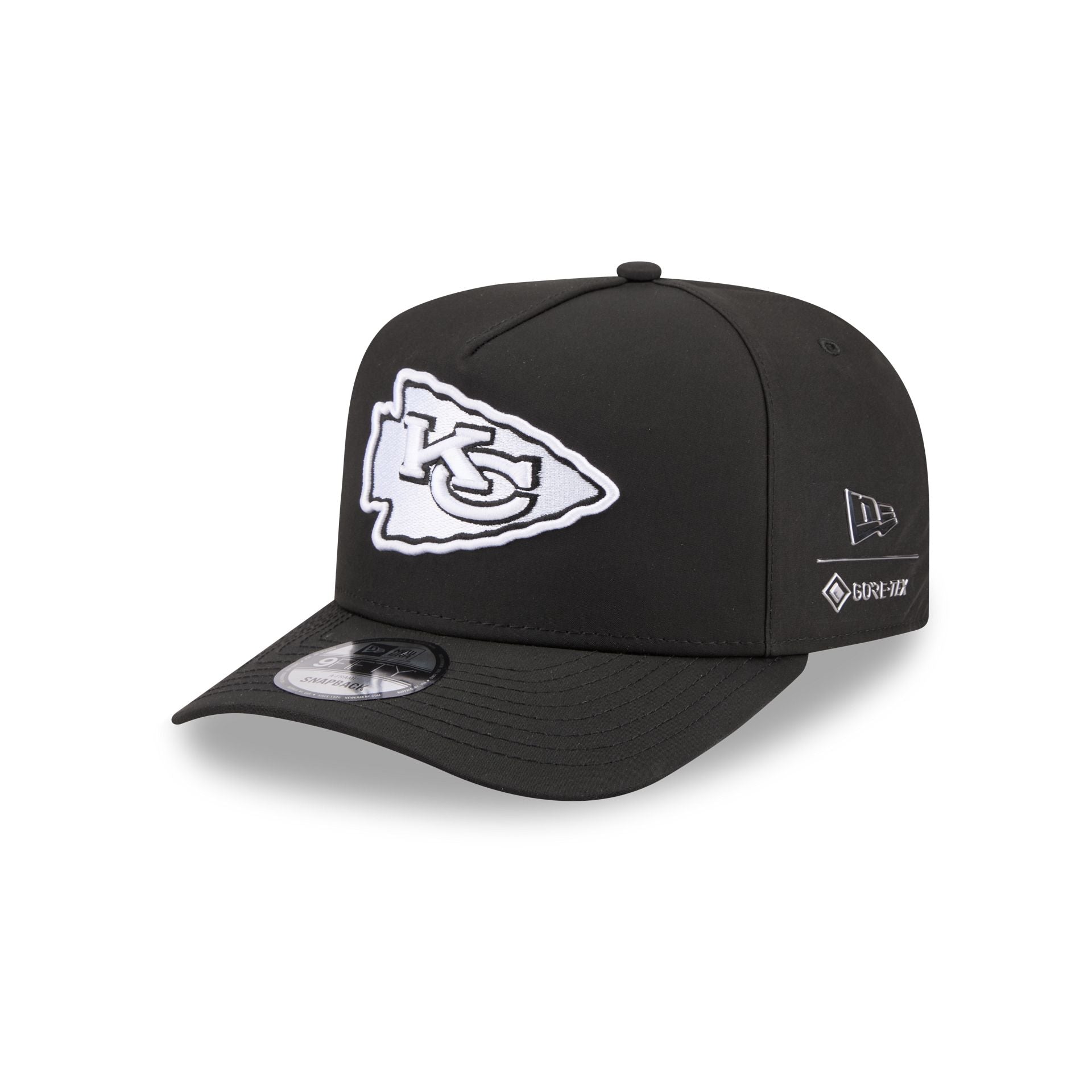 Kansas City Chiefs GORE-TEX Black 9FIFTY A-Frame Snapback Hat – New Era Cap