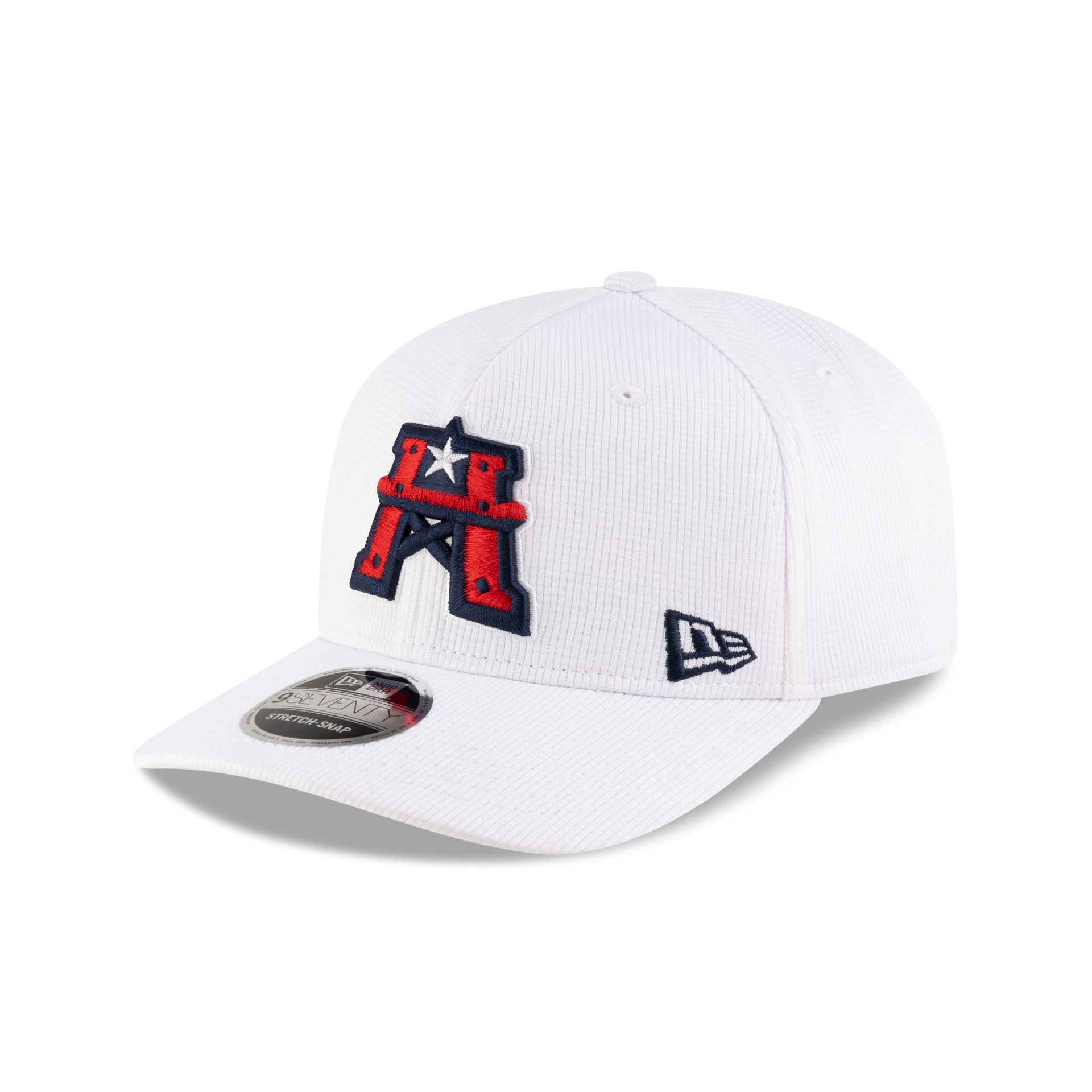 Houston Roughnecks White 9SEVENTY Stretch-Snap Hat – New Era Cap