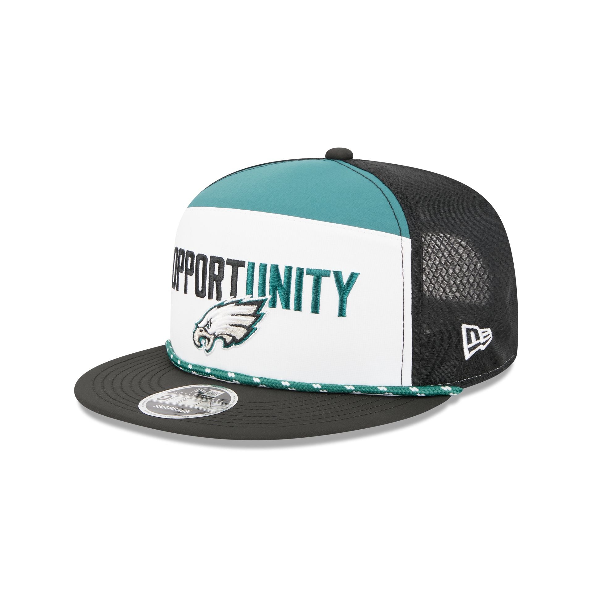 Philadelphia Eagles 2025 Inspire Change Split Panel 9FIFTY Snapback Ha ...