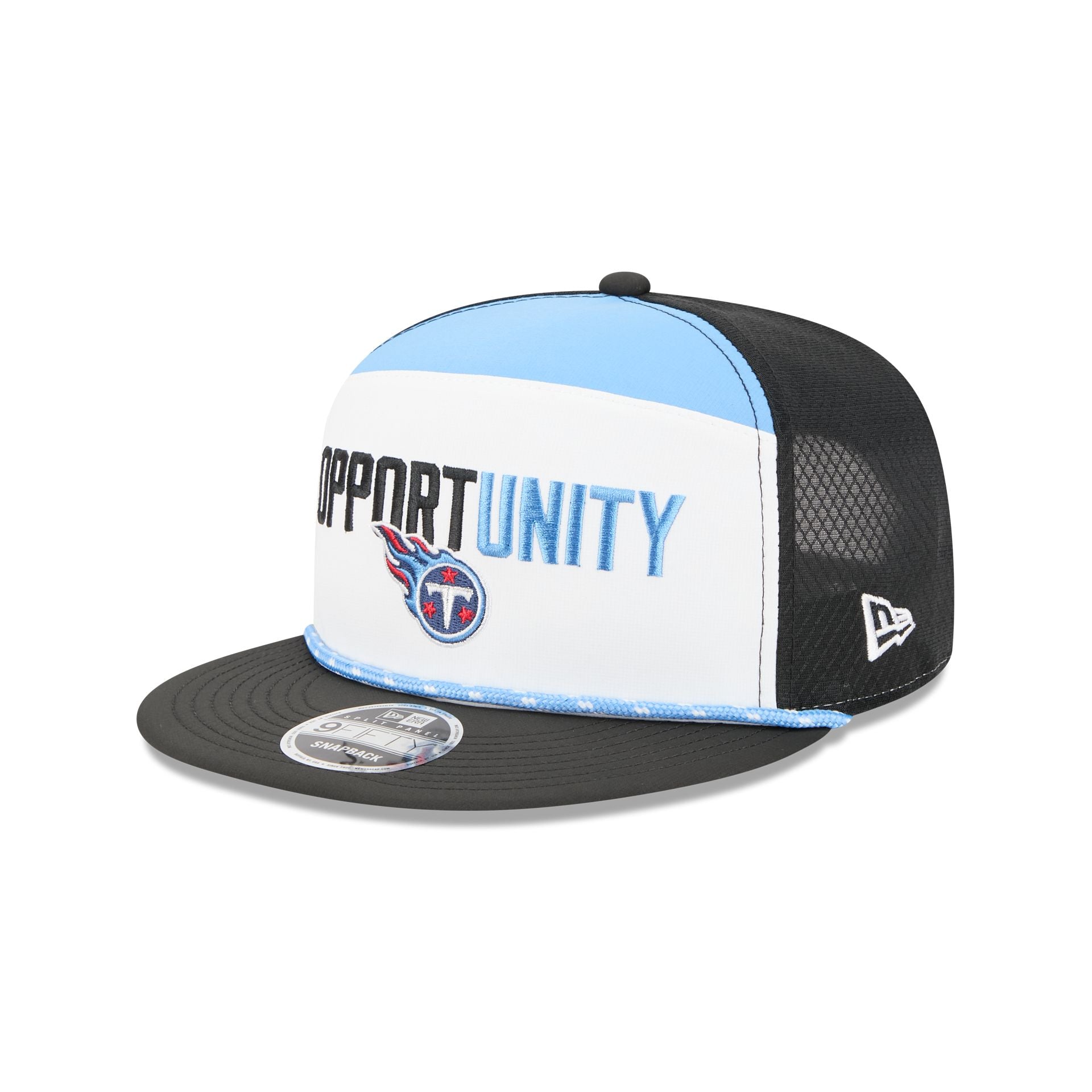 Tennessee Titans 2025 Inspire Change Split Panel 9FIFTY Snapback Hat ...