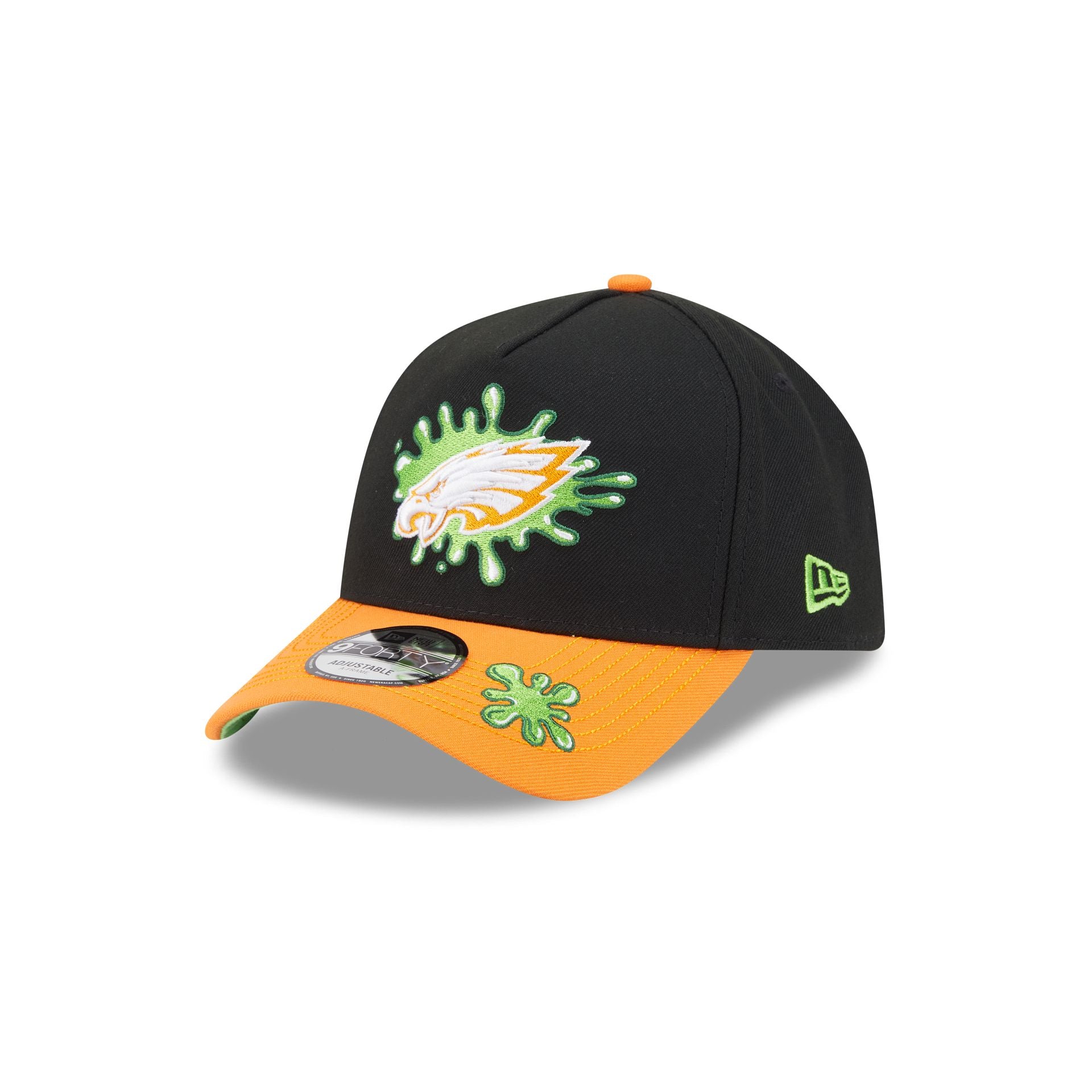 Nickelodeon Slime x Philadelphia Eagles 9FORTY A-Frame Snapback Hat ...
