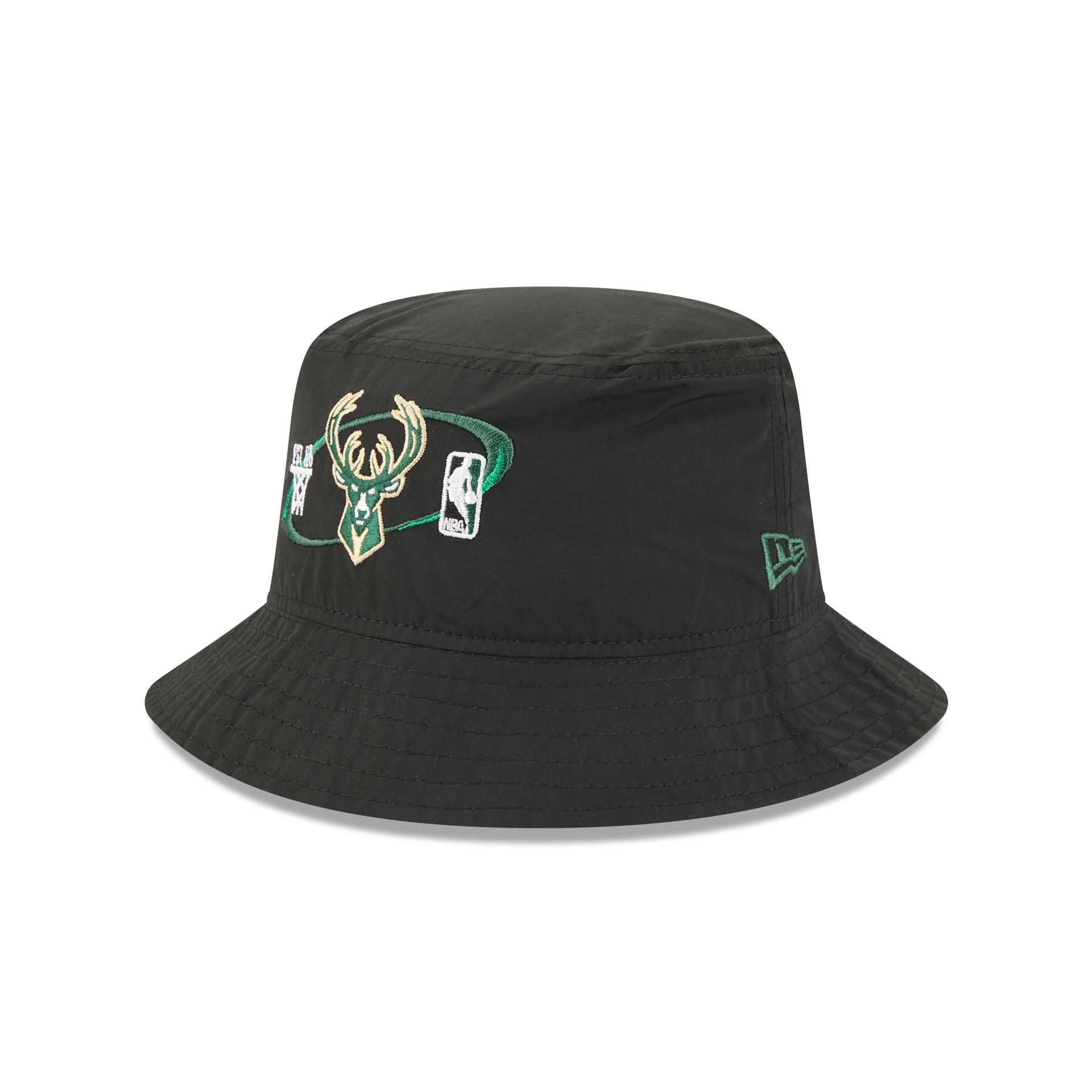 Milwaukee Bucks Nylon Logo Bucket Hat – New Era Cap
