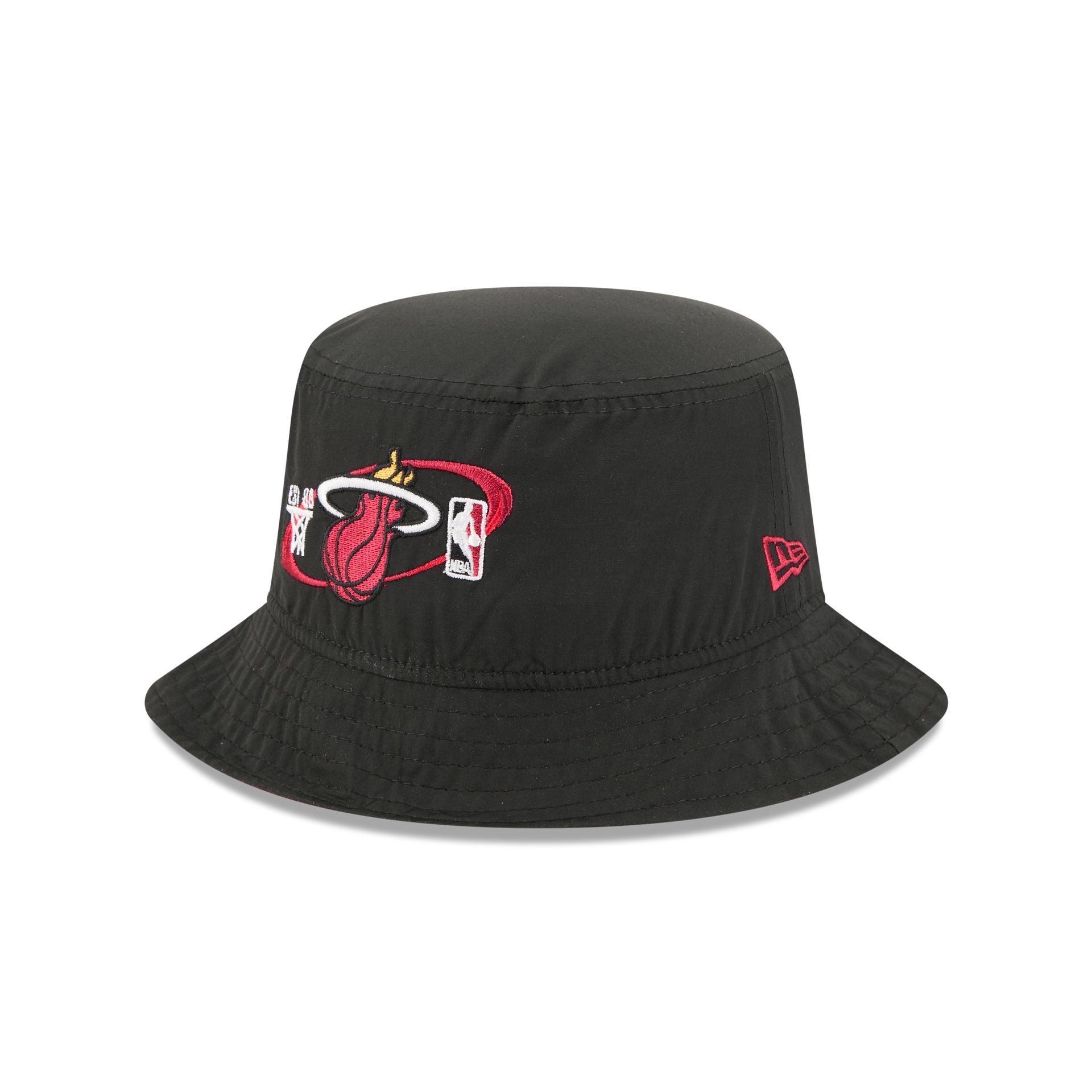 Miami Heat Nylon Logo Bucket Hat – New Era Cap