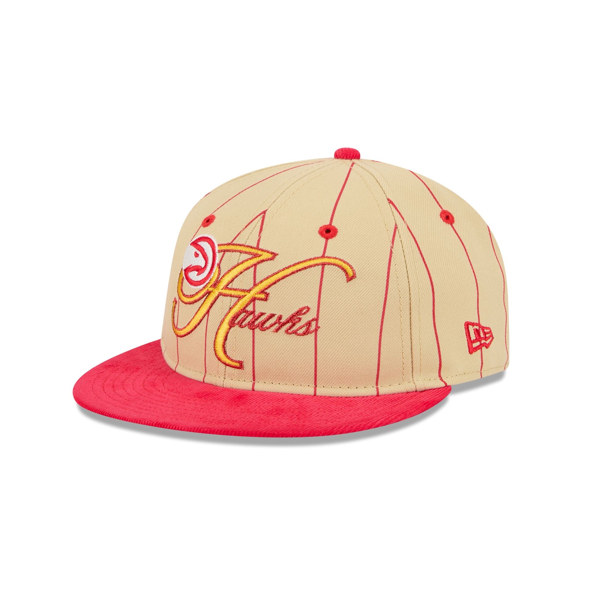 Atlanta Hawks Pinstripe Script Retro Crown 9FIFTY Adjustable Hat – New ...