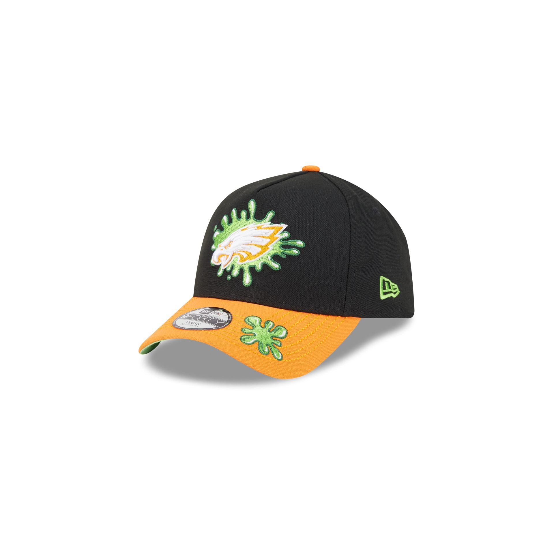 Nickelodeon Slime x Philadelphia Eagles Kids 9FORTY A-Frame Snapback H ...