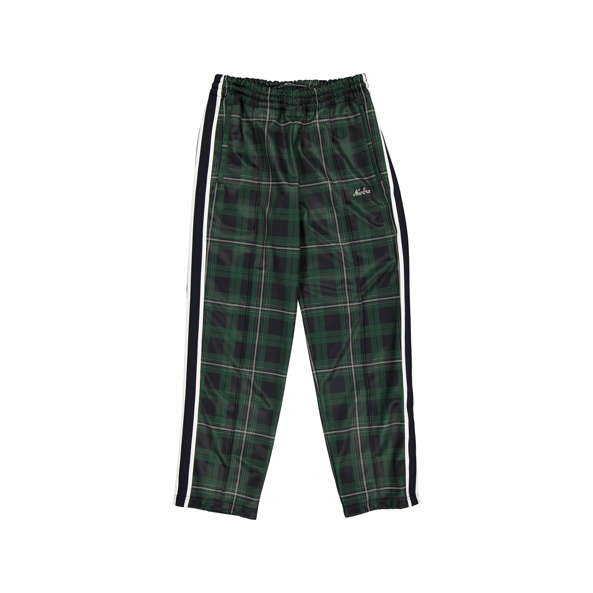 New Era Branded Plaid Navy Track Pants – New Era Cap