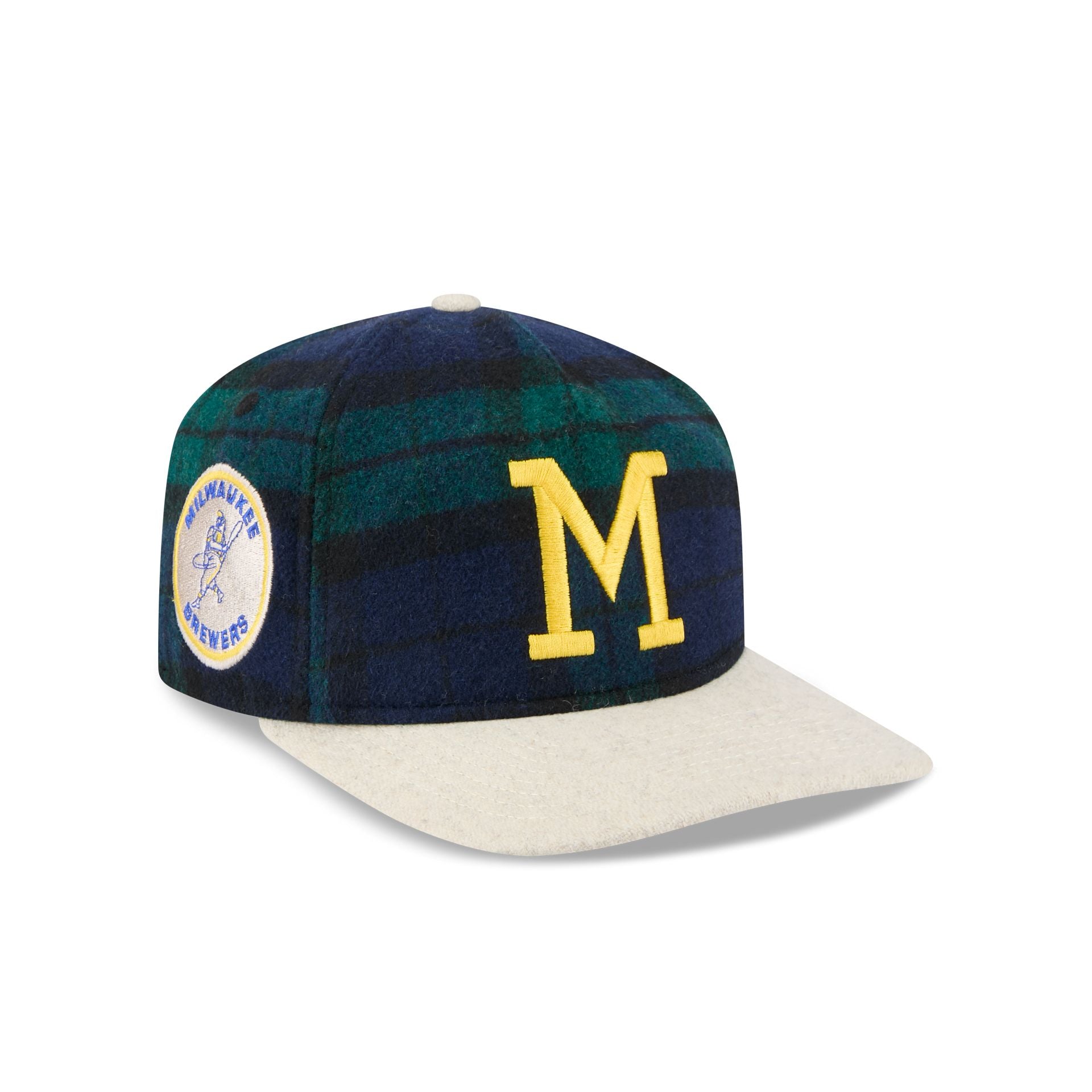 Milwaukee Brewers Plaid Letterman 19TWENTY Adjustable Hat – New Era Cap