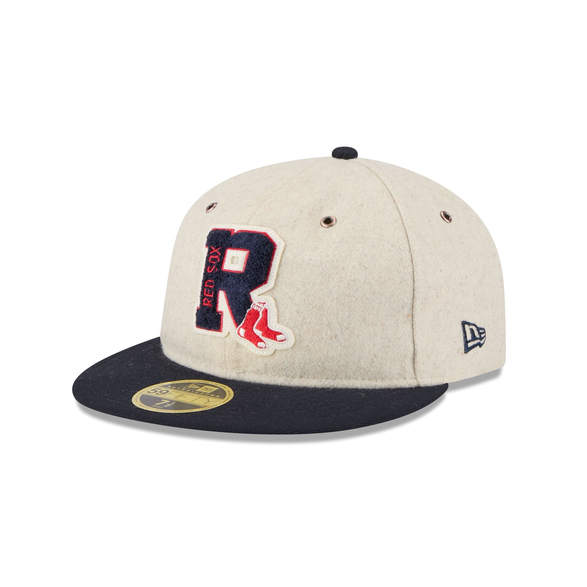 Boston Red Sox Wool Letterman Retro Crown 59FIFTY Fitted Hat – New Era Cap