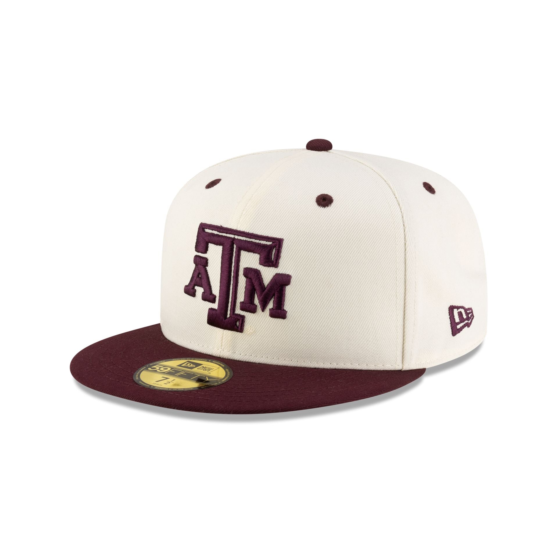 Texas A&M Aggies Chrome White 59FIFTY Fitted Hat – New Era Cap