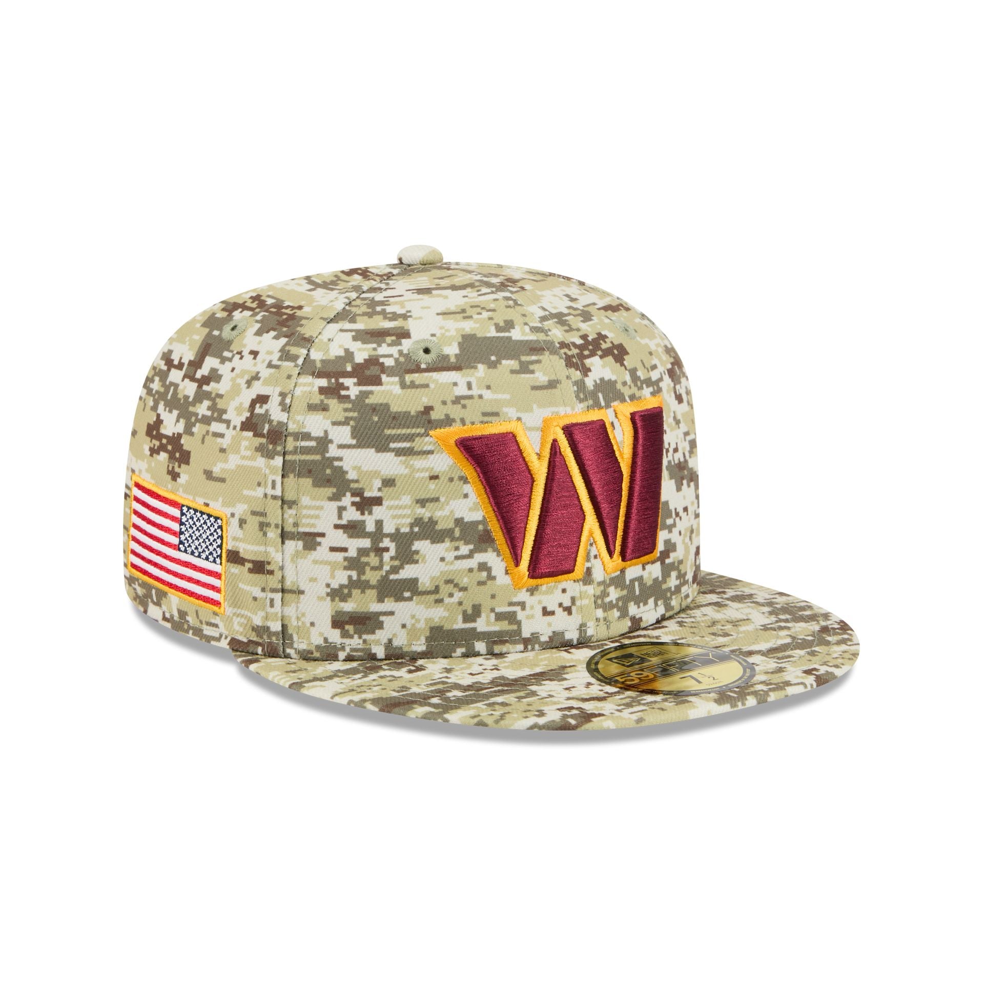 Washington Commanders 2025 Salute to Service Fan Gear 59FIFTY Fitted H ...