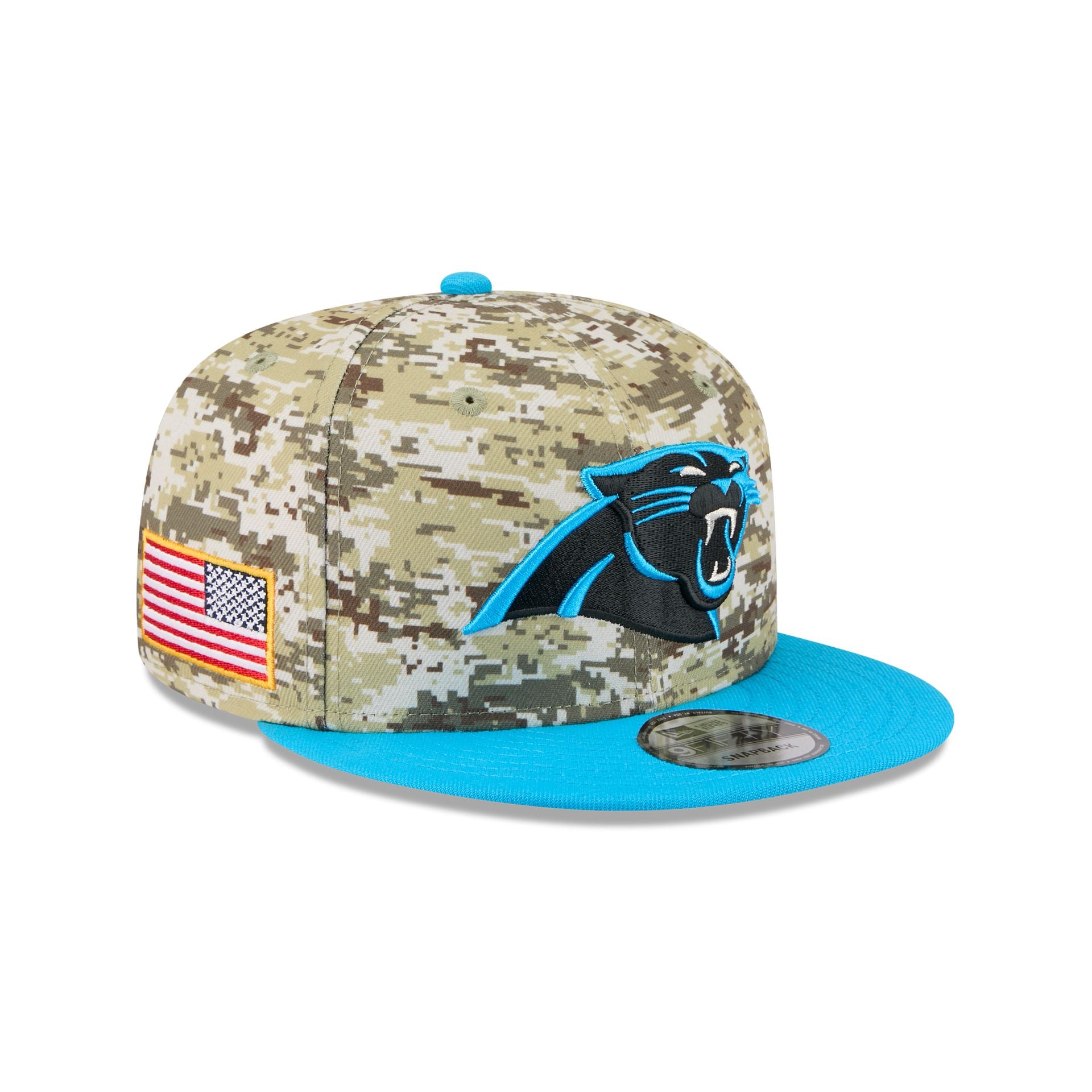 Carolina Panthers 2025 Salute to Service Fan Gear 9FIFTY Snapback Hat ...