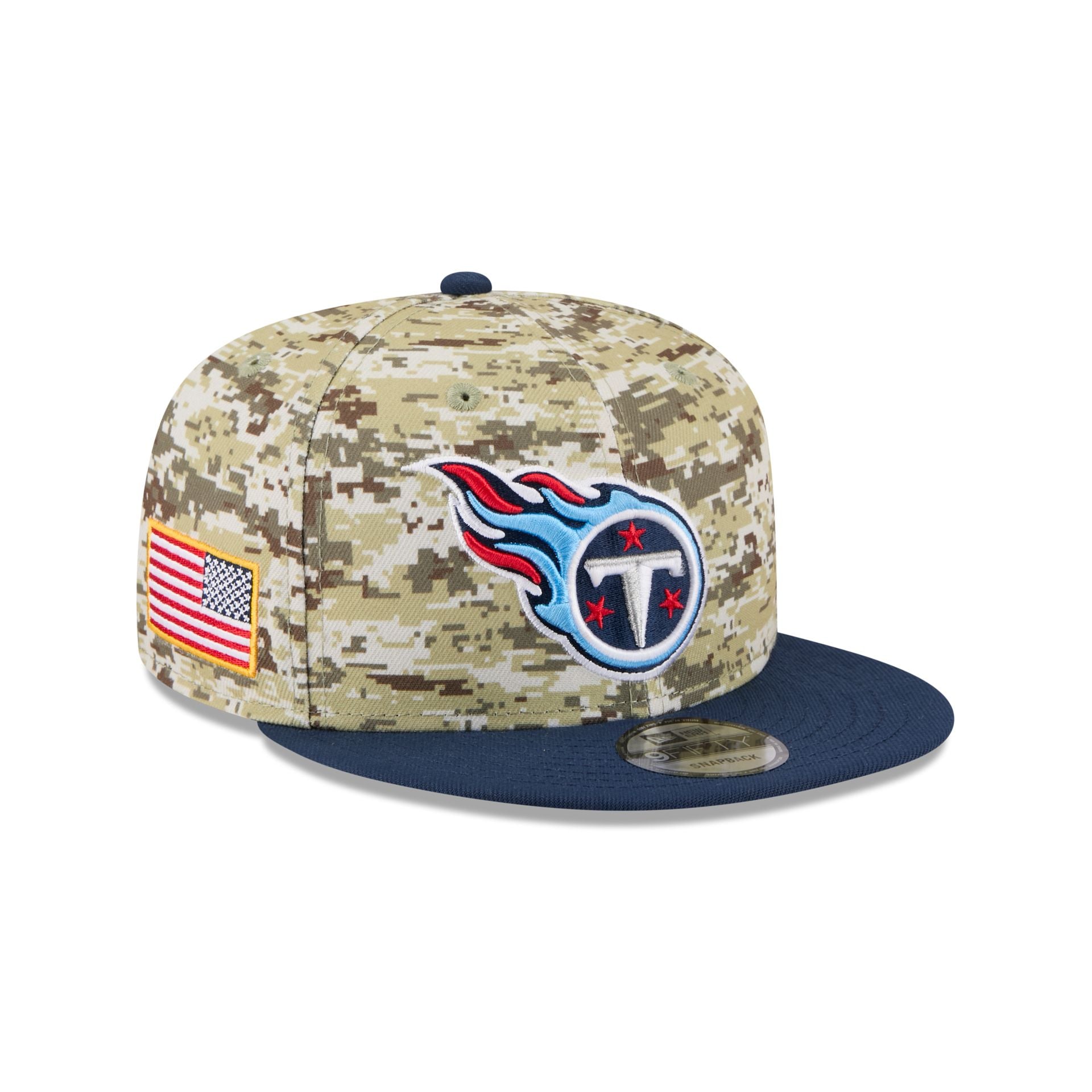 Tennessee Titans 2025 Salute to Service Fan Gear 9FIFTY Snapback Hat ...