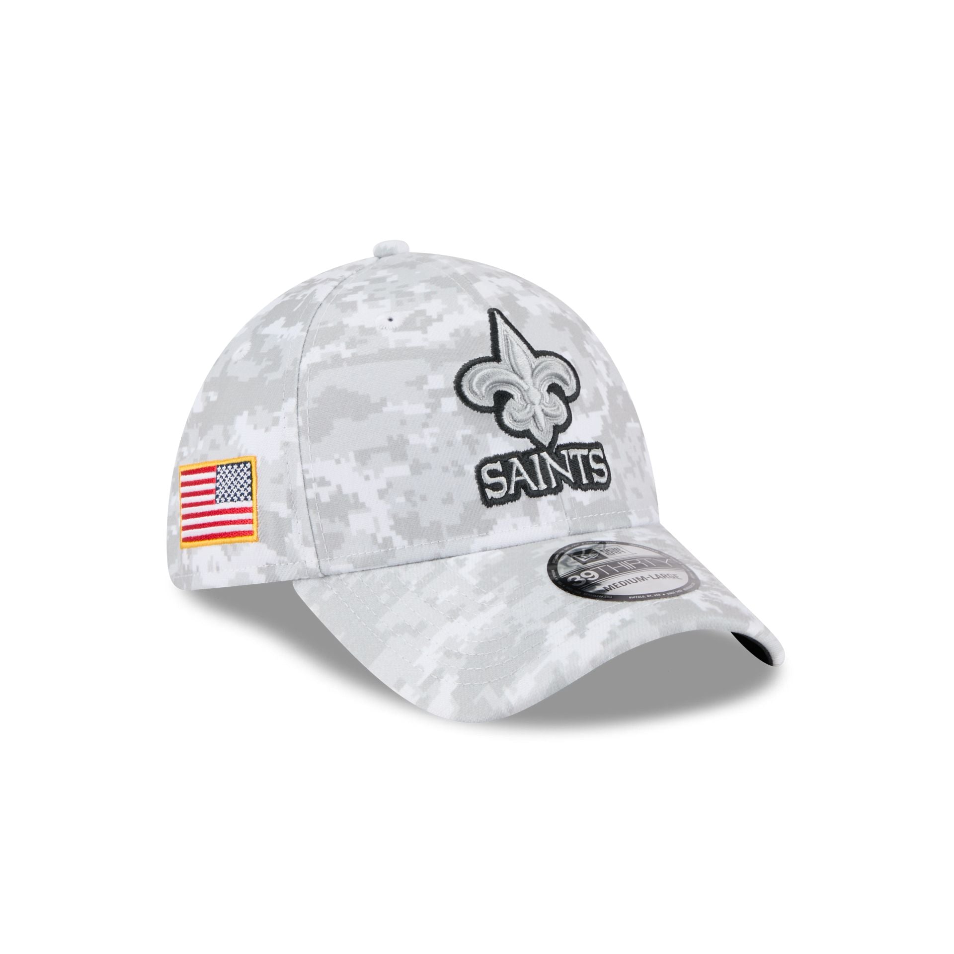 New Orleans Saints 2025 Salute to Service Fan Gear 39THIRTY Stretch Fi ...