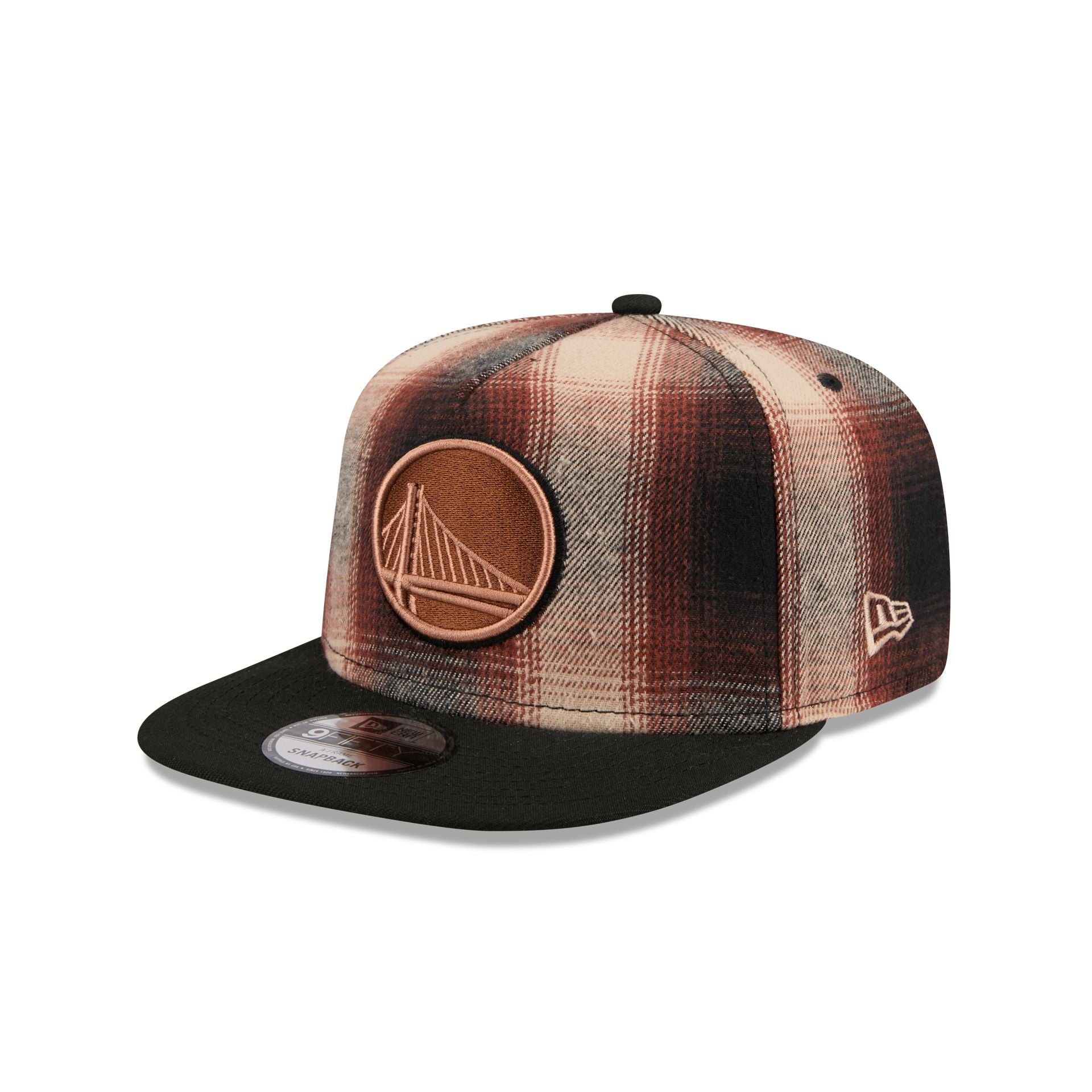 Golden State Warriors Grunge Plaid 9FIFTY A-Frame Adjustable Hat – New ...