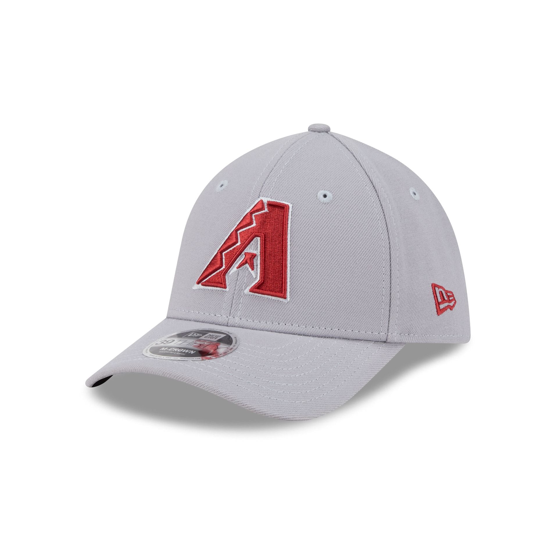 Arizona Diamondbacks Gray 39THIRTY M-Crown Stretch Fit Hat – New Era Cap