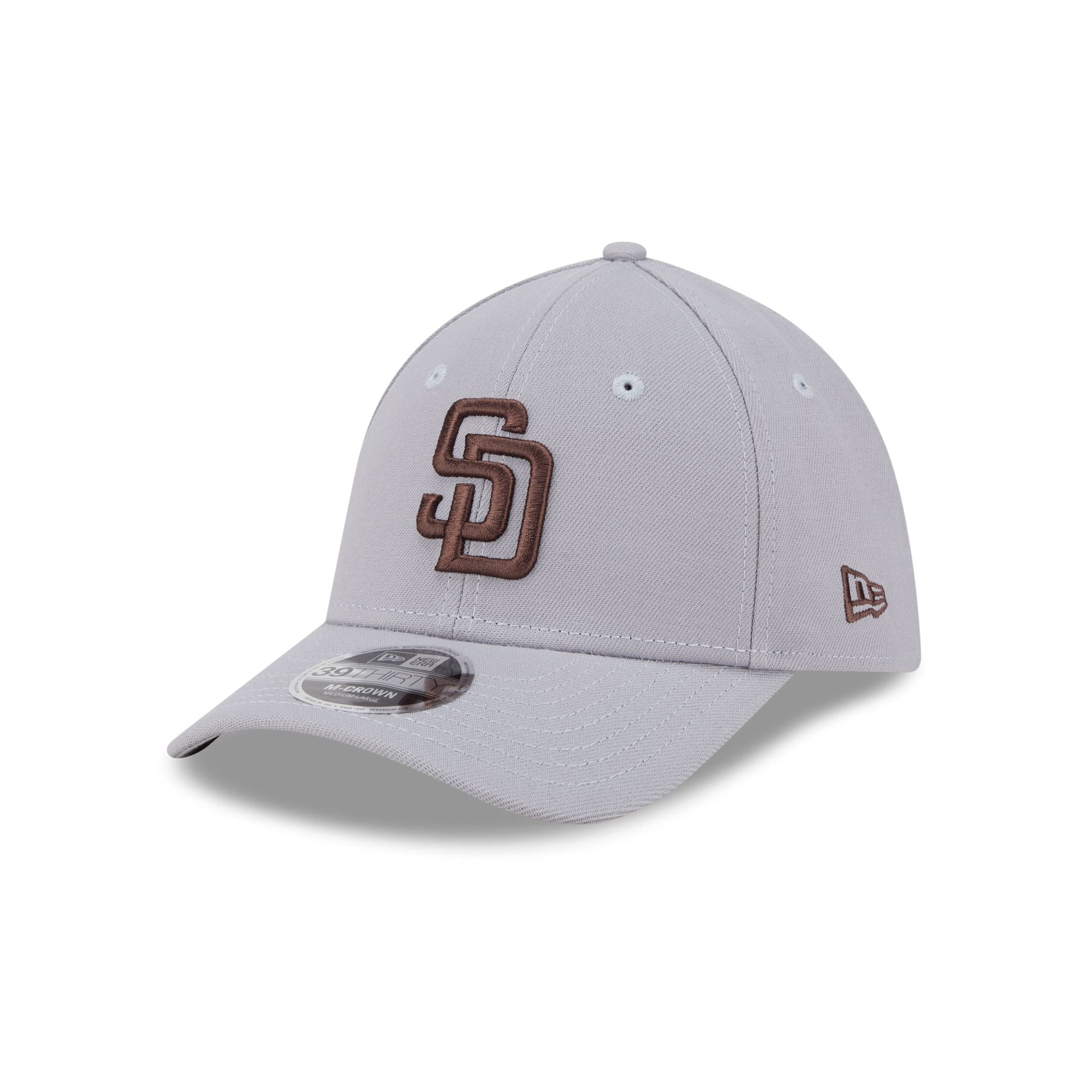 San Diego Padres Gray 39THIRTY M-Crown Stretch Fit Hat – New Era Cap