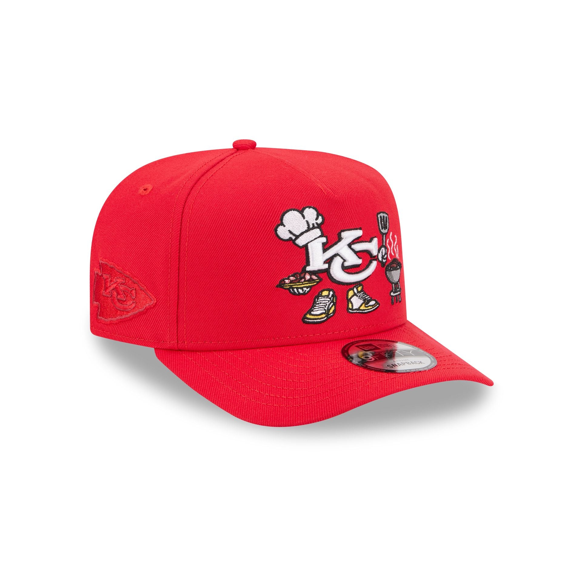 Kansas City Chiefs Cartoon 9FIFTY A-Frame Snapback Hat – New Era Cap