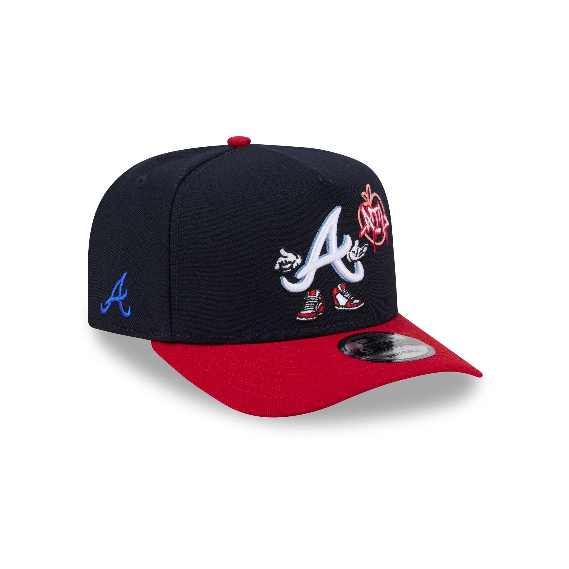 Atlanta Braves Cartoon 9FIFTY A-Frame Snapback Hat – New Era Cap