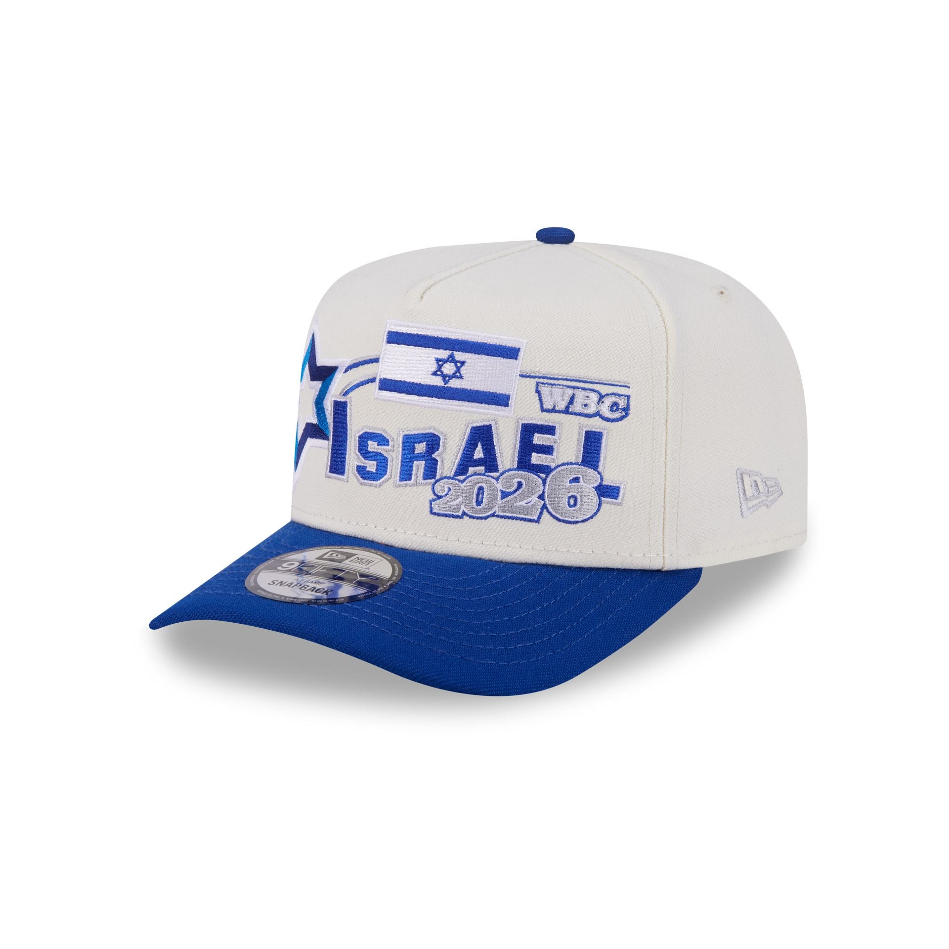 Israel Chrome White Classic 9FIFTY A-Frame Snapback Hat – New Era Cap