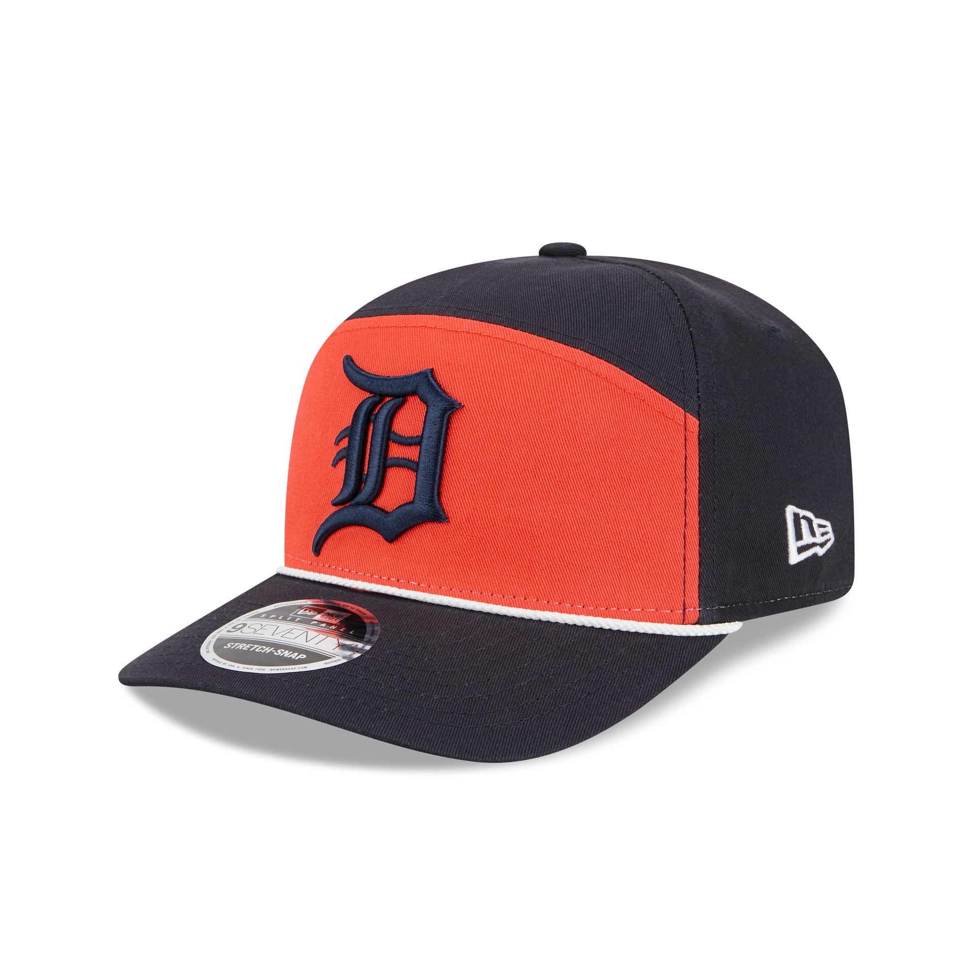 Detroit Tigers Split Panel 9SEVENTY Stretch-Snap Hat – New Era Cap