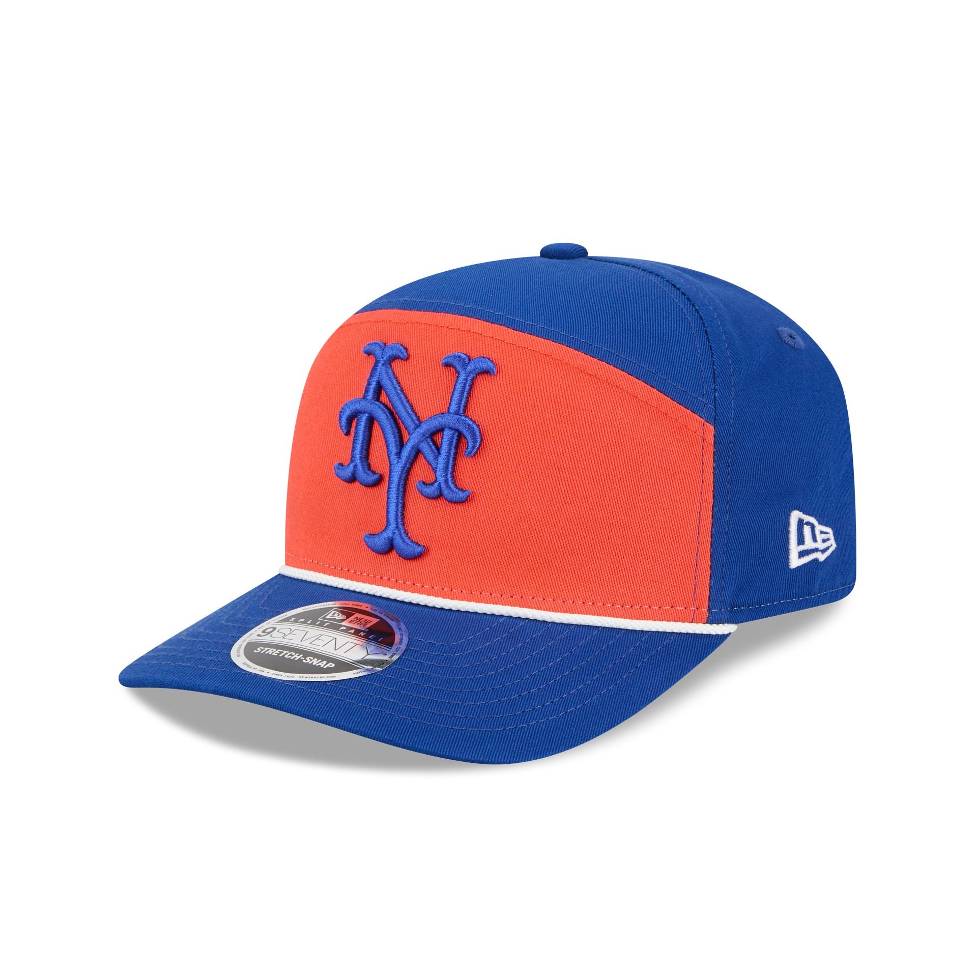 New York Mets Split Panel 9SEVENTY Stretch-Snap Hat – New Era Cap