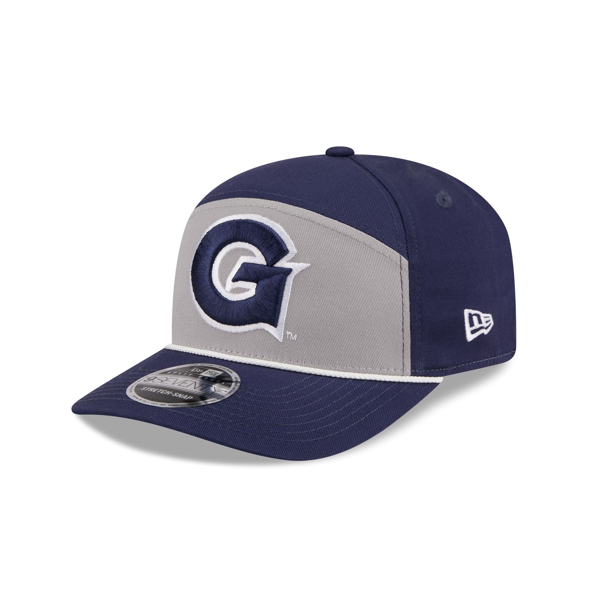 Georgetown Hoyas Split Panel 9SEVENTY Stretch-Snap Hat – New Era Cap