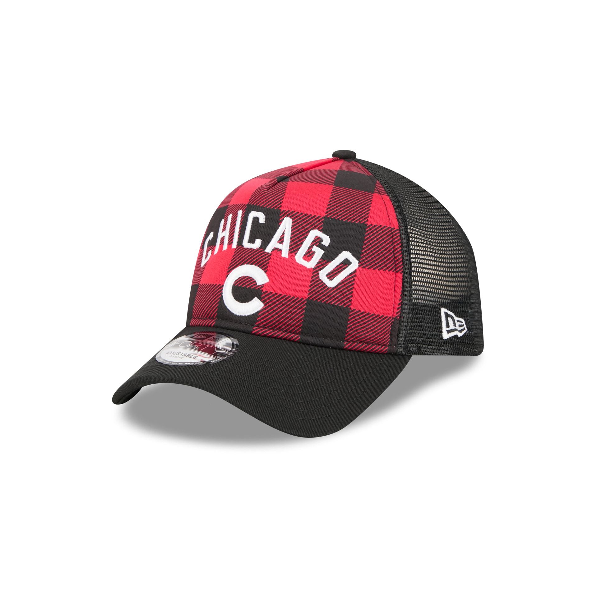 Chicago Cubs Evergreen Check 9FORTY A-Frame Trucker Hat – New Era Cap