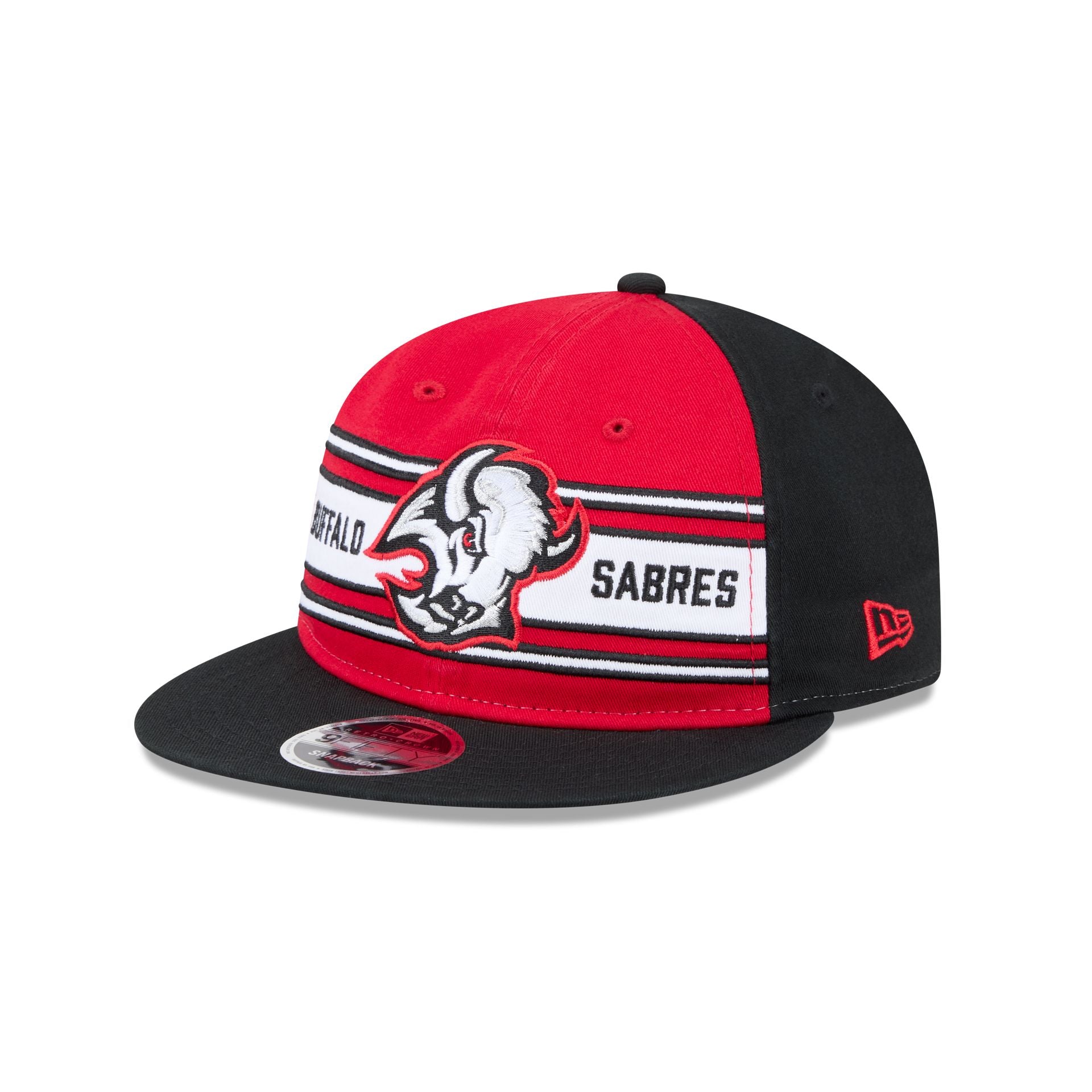 Buffalo Sabres Team Stripes Retro Crown 9FIFTY Snapback Hat – New Era Cap
