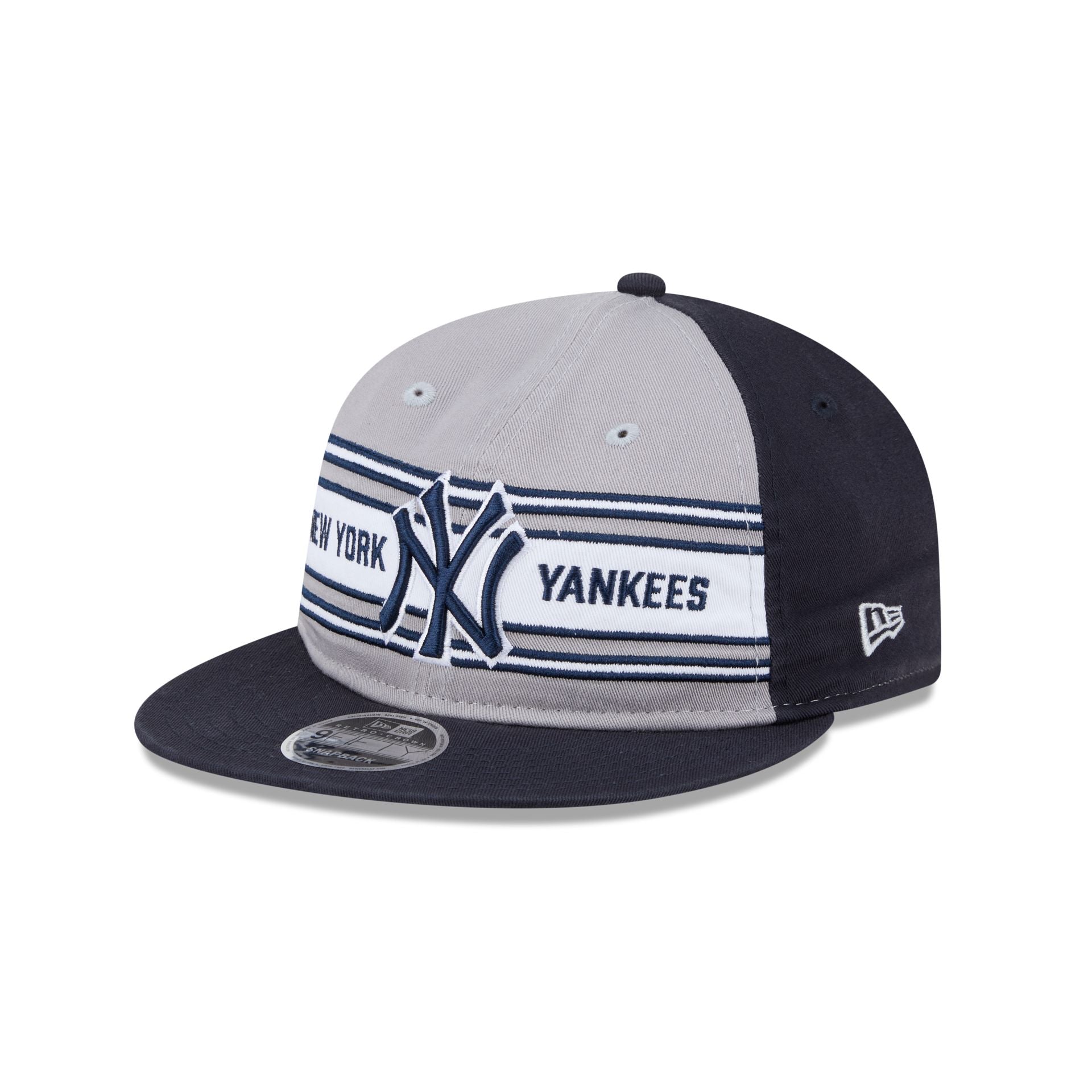 New York Yankees Team Stripes Retro Crown 9FIFTY Snapback Hat – New Era Cap